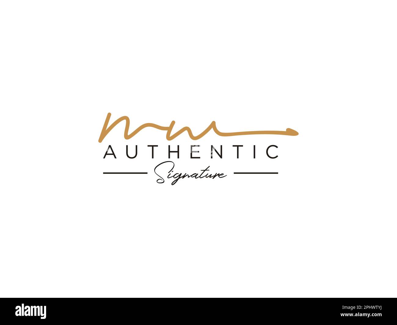 Letter MW Signature Logo Template Vector Stock Vector Image & Art - Alamy