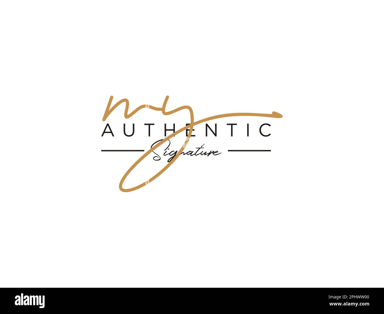 Letter MY Signature Logo Template Vector Stock Vector Image & Art - Alamy