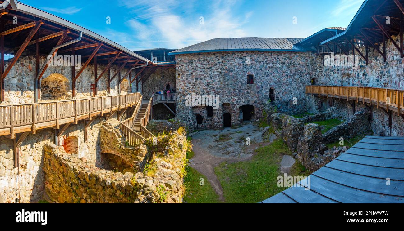 Raseborg Castle Ruins in Finland Stock Photo - Alamy