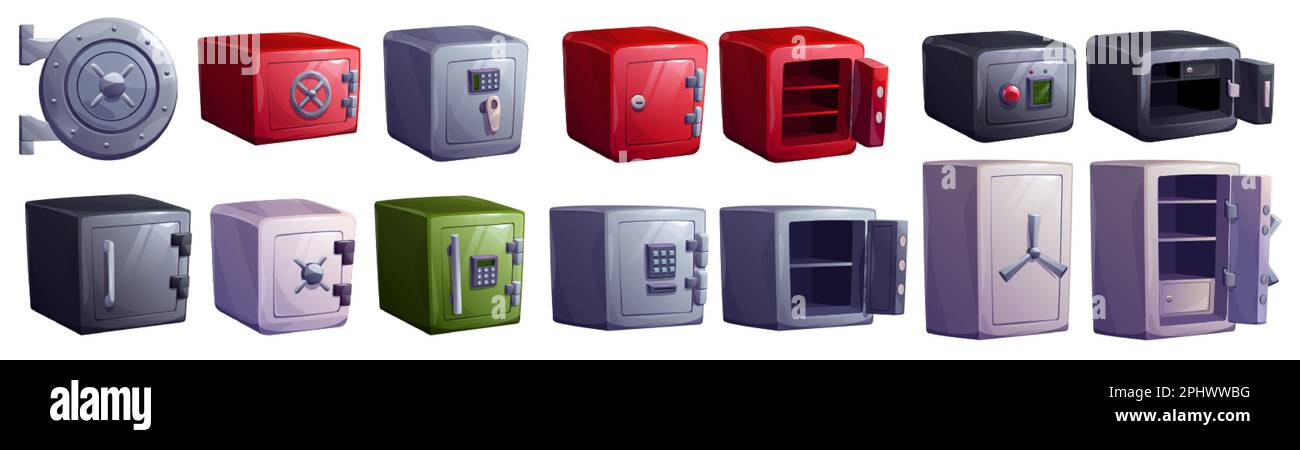 Locker storage system Cut Out Stock Images & Pictures - Alamy