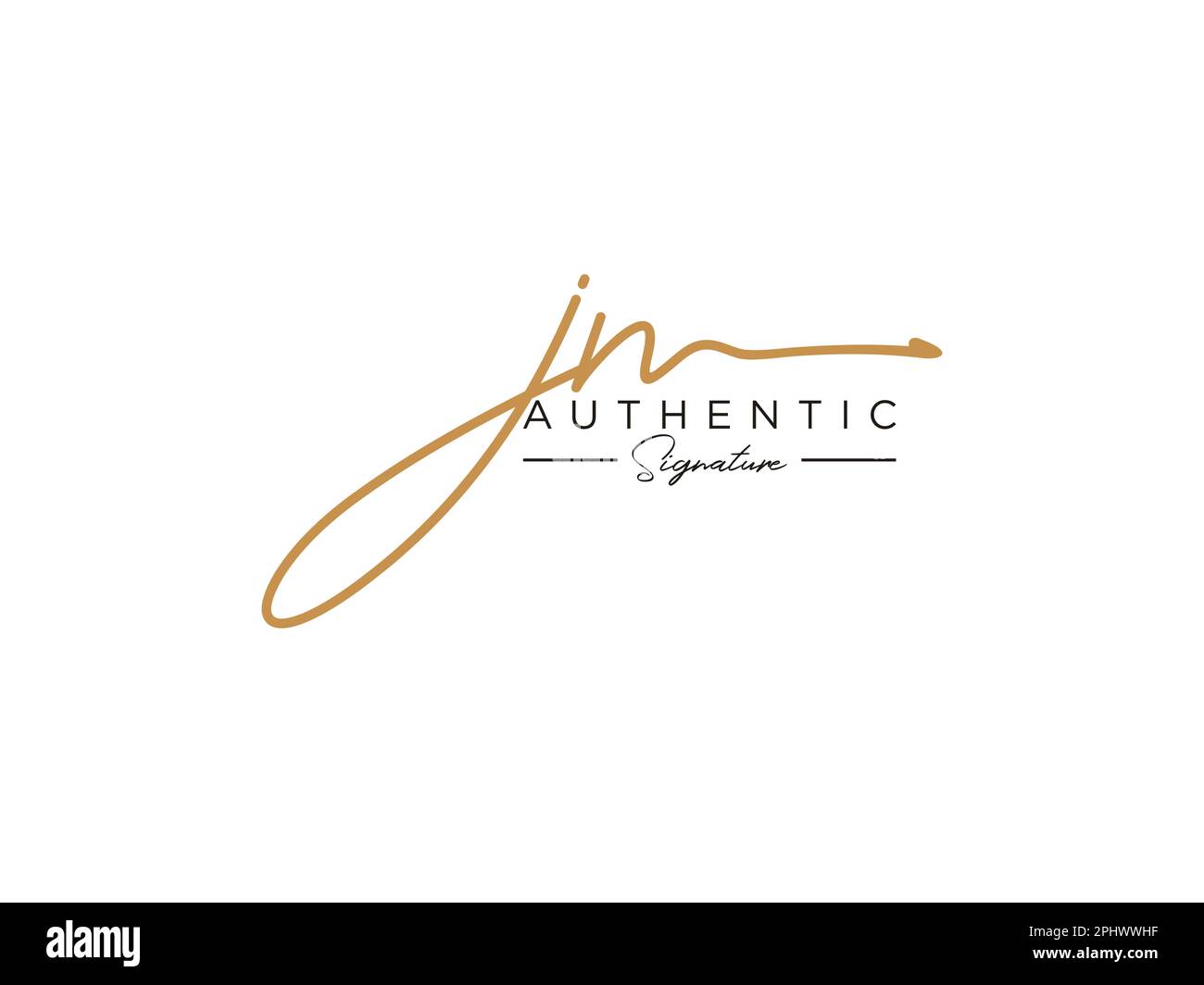 Letter JM Signature Logo Template Vector Stock Vector Image & Art - Alamy