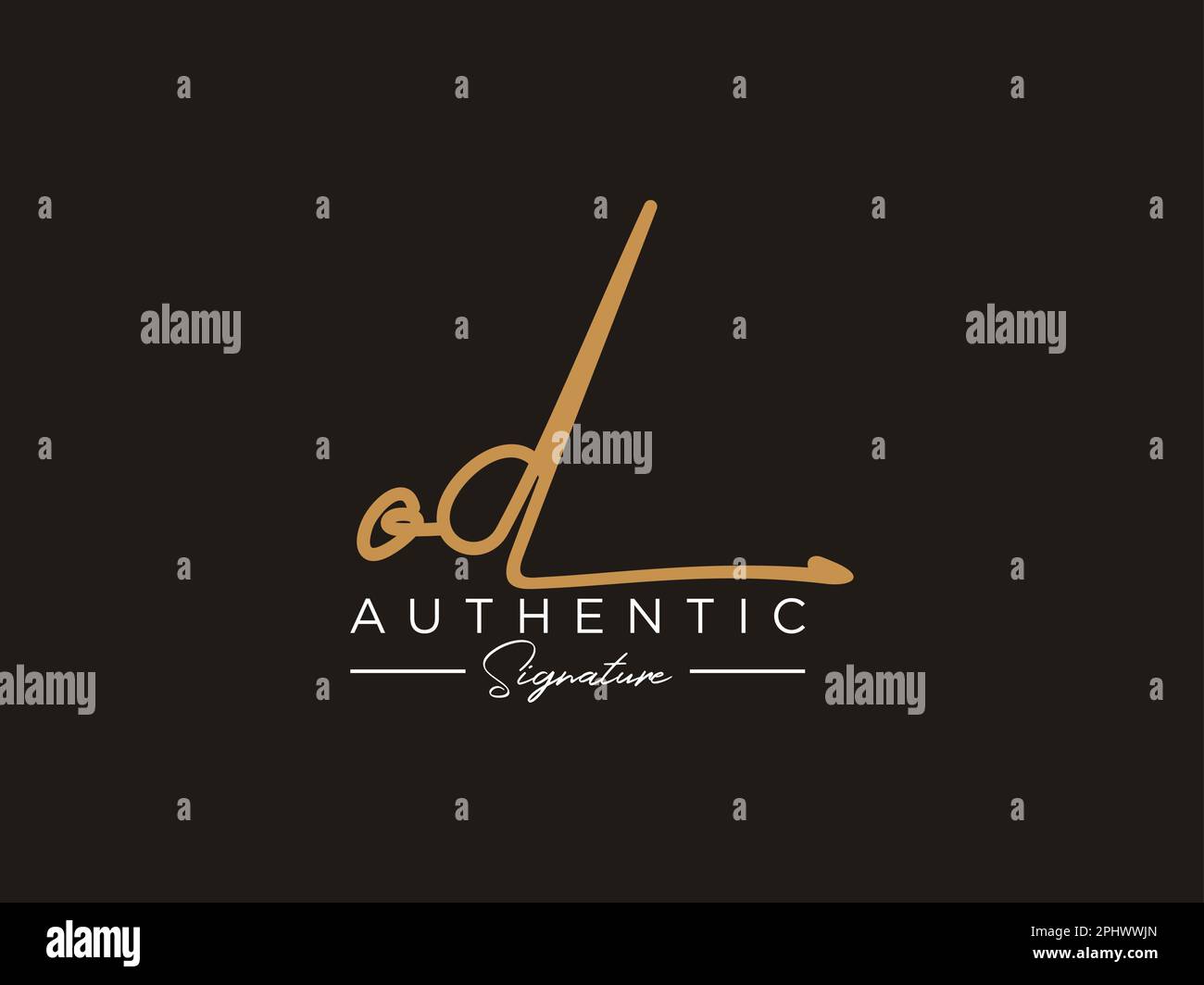 Letter OD Signature Logo Template Vector Stock Vector Image & Art - Alamy