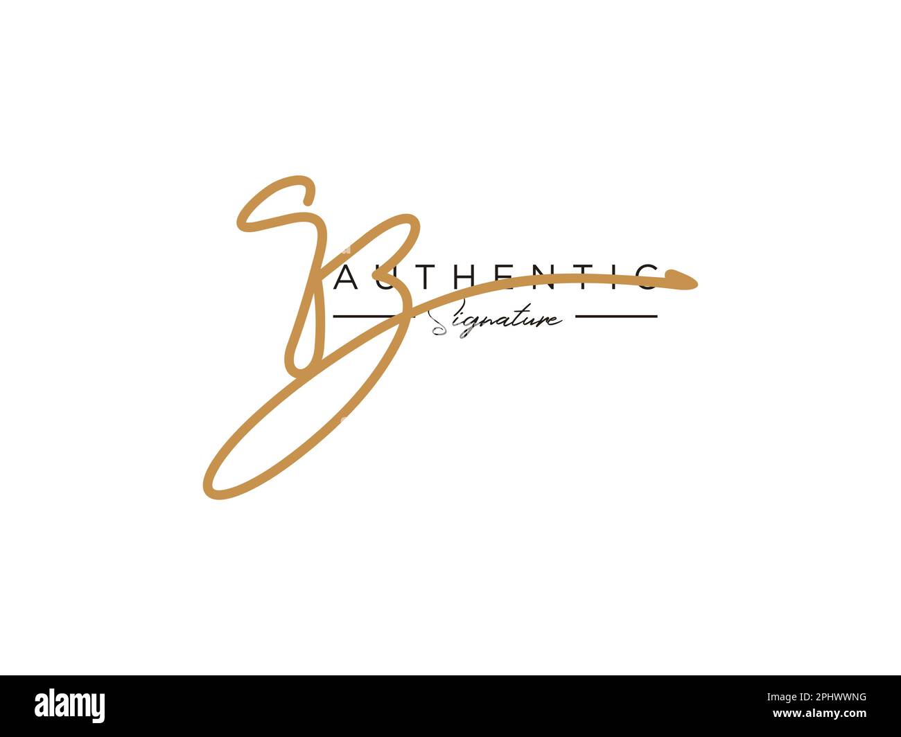 Letter QZ Signature Logo Template Vector Stock Vector Image & Art - Alamy