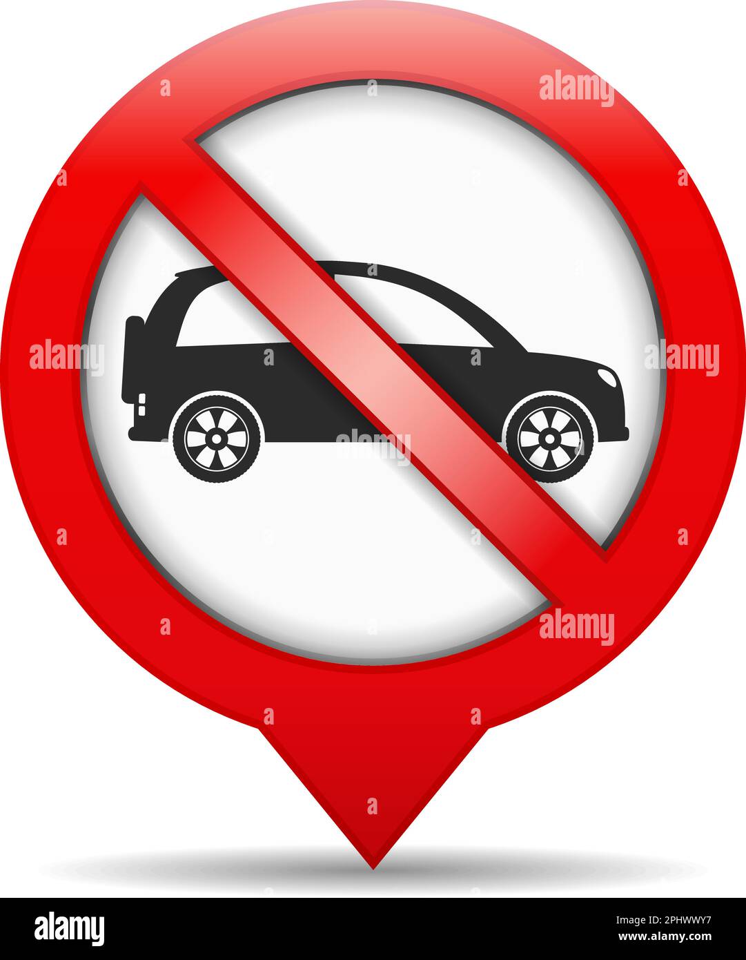 No parking sign, vector eps10 illustration Stock Vector Image & Art - Alamy
