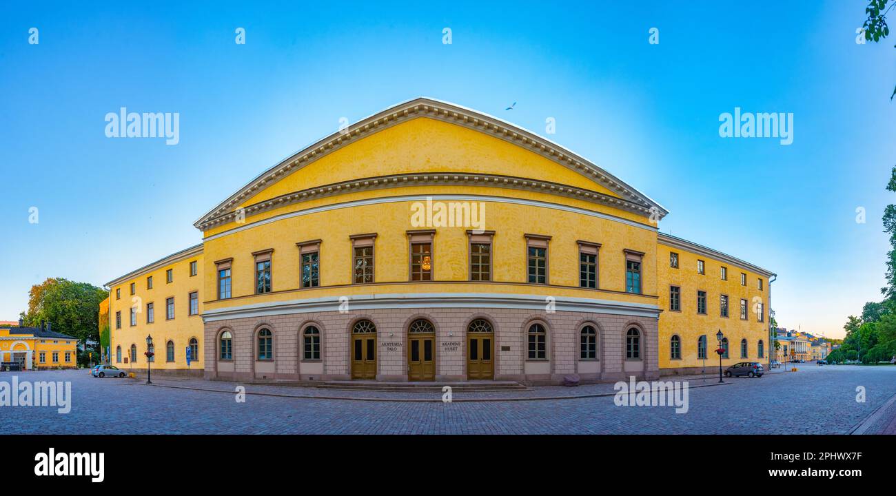 Old academy building in Turku, Finland Stock Photo - Alamy