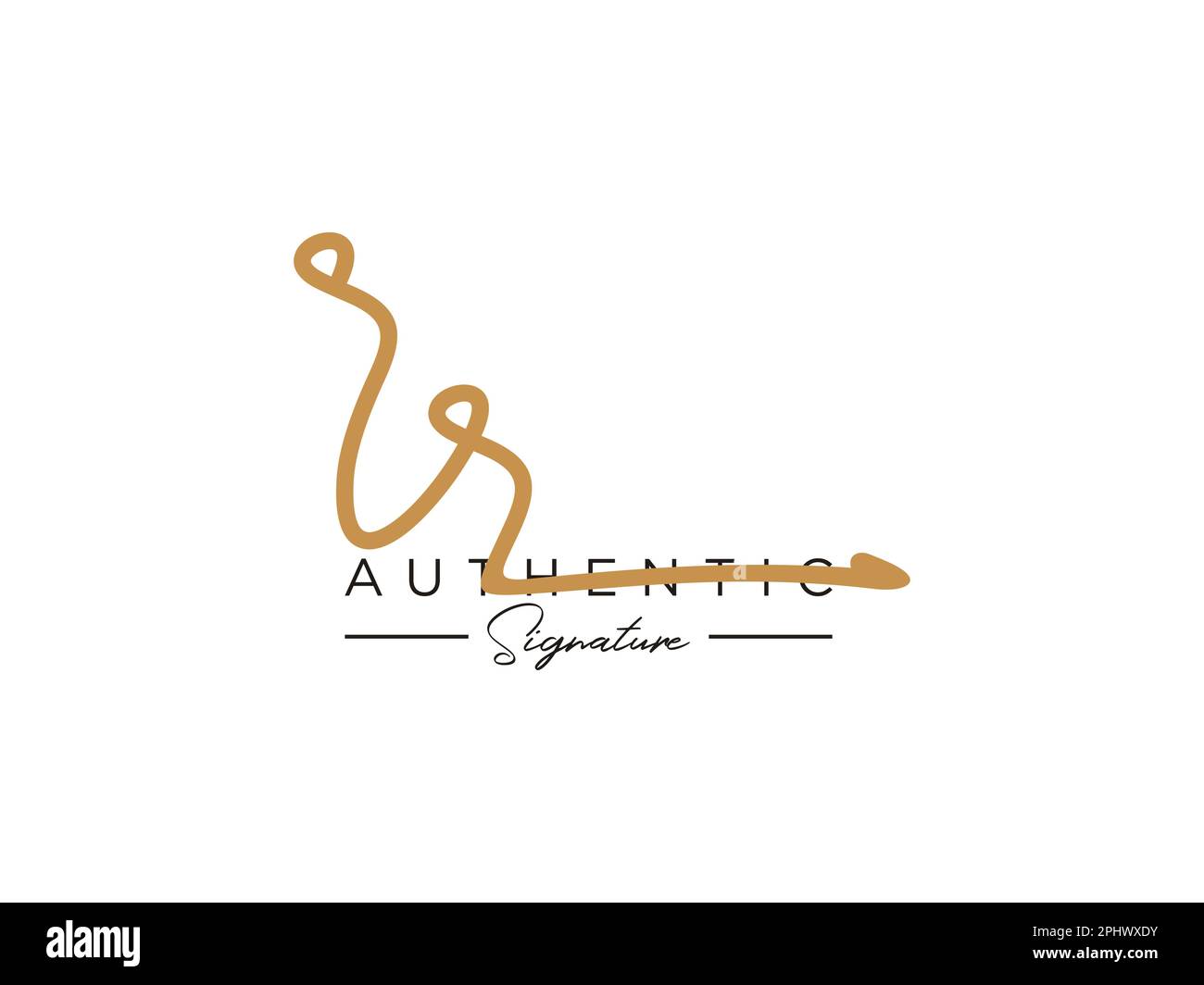 Letter RR Signature Logo Template Vector Stock Vector Image & Art - Alamy