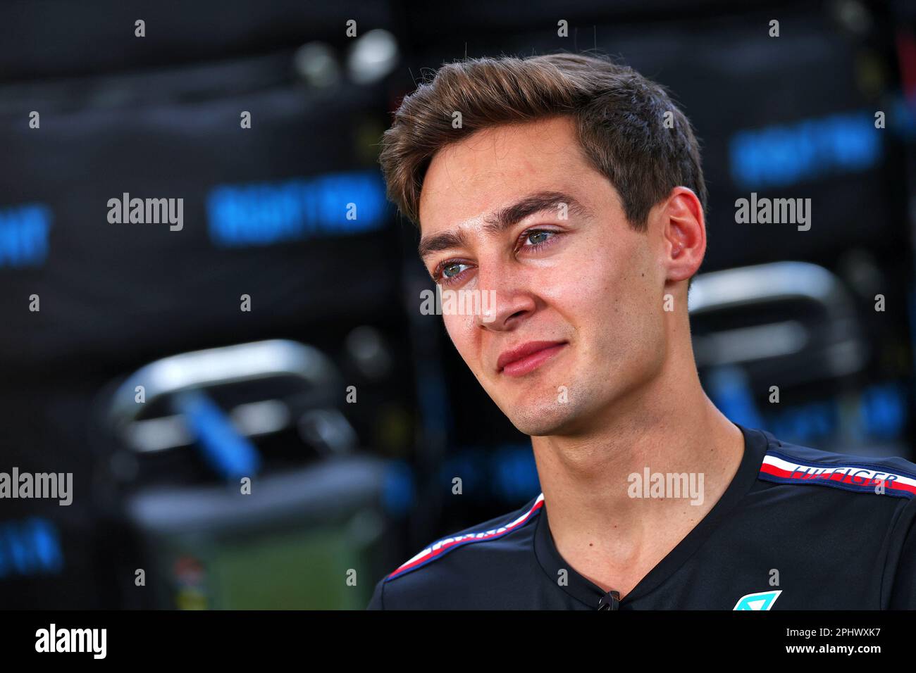 Melbourne, Australia. 30th Mar, 2023. George Russell (GBR) Mercedes AMG ...