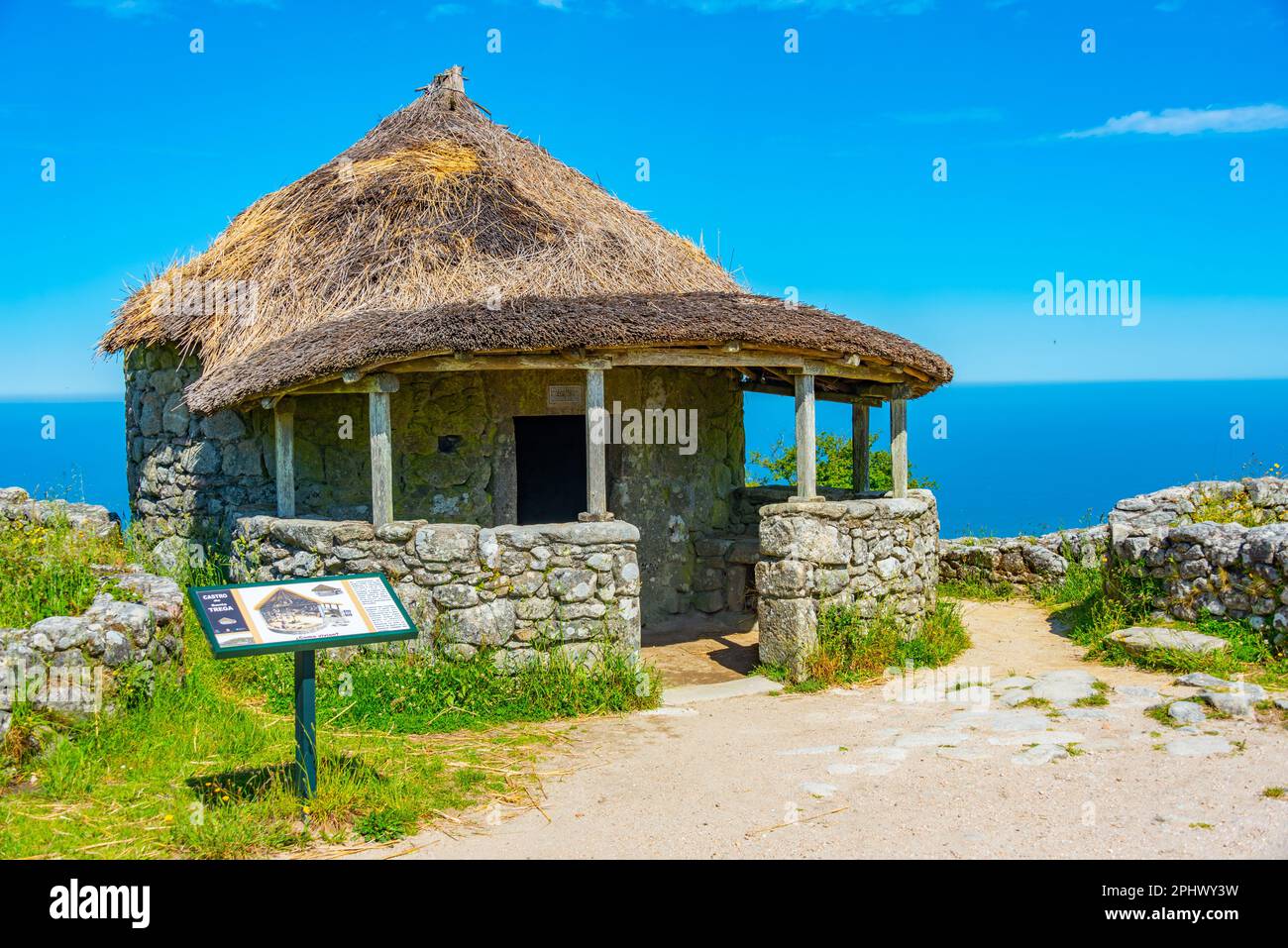 Castro de Santa Trega ancient celtic site near A Guarda in Spain Stock ...