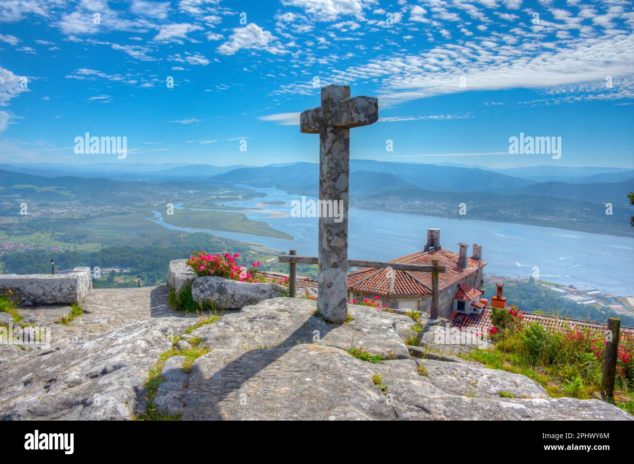 Celtic village of santa tecla galicia hi-res stock photography and ...