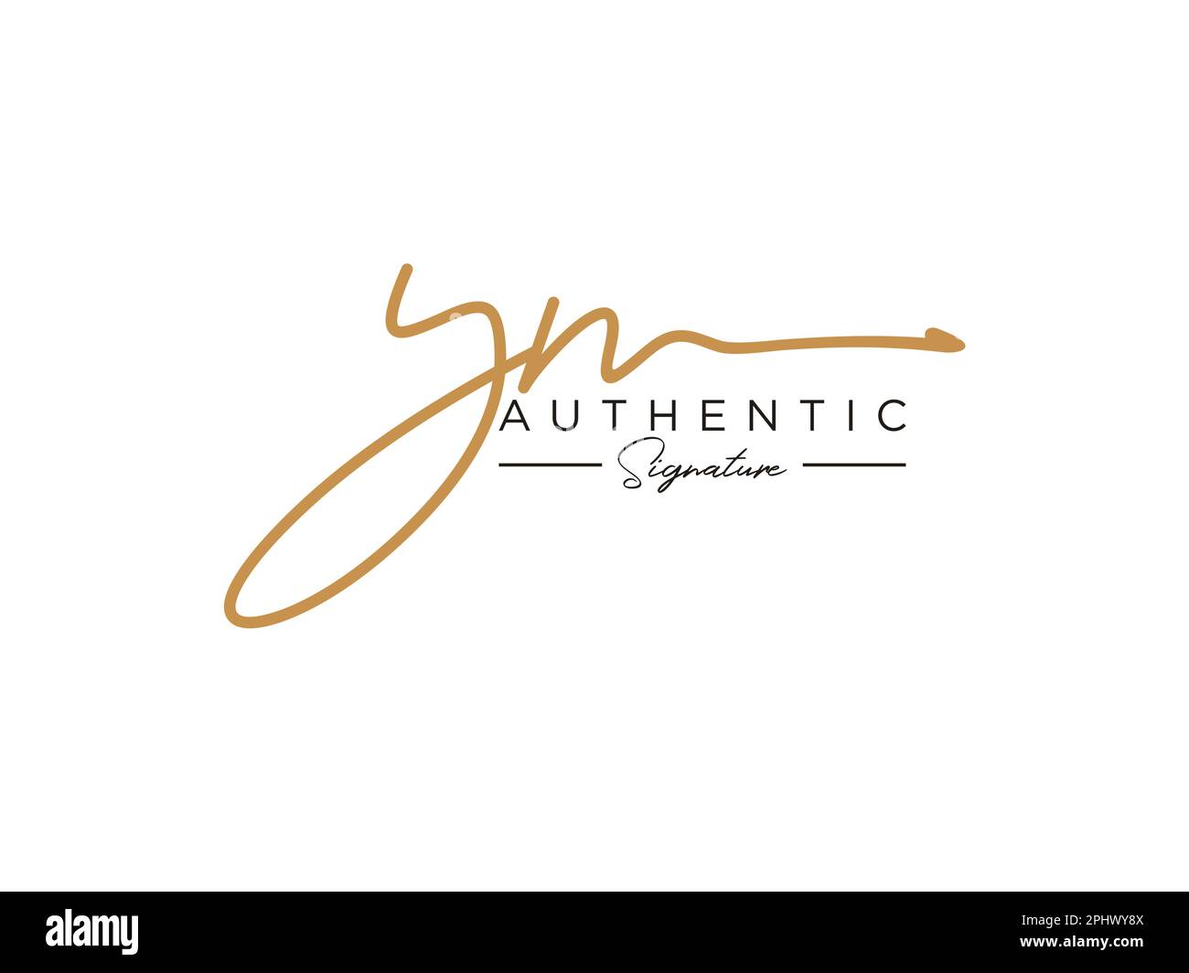 Letter YM Signature Logo Template Vector Stock Vector Image & Art - Alamy