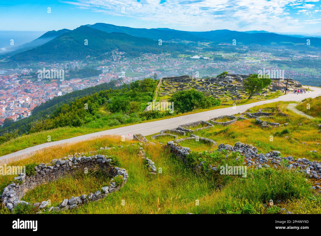 Castro de Santa Trega ancient celtic site near A Guarda in Spain Stock ...