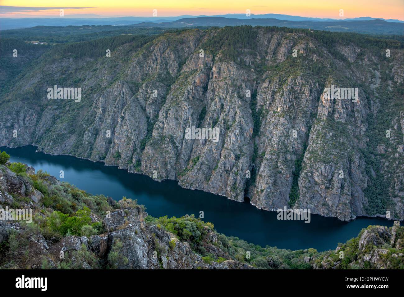 Balcones de Madrid viewpoint over river Sil in Spain Stock Photo - Alamy