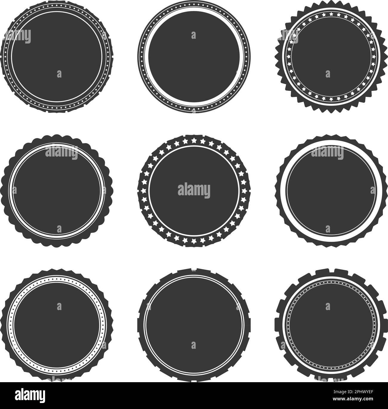 Gray labels temlates, vector eps10 illustration Stock Vector Image ...