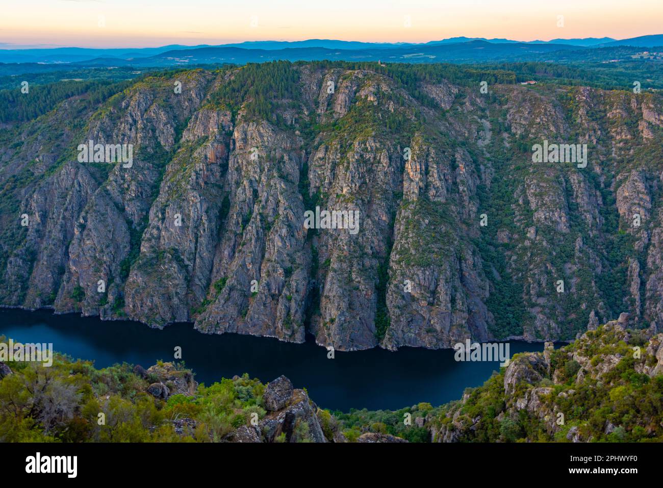Balcones de Madrid viewpoint over river Sil in Spain Stock Photo - Alamy