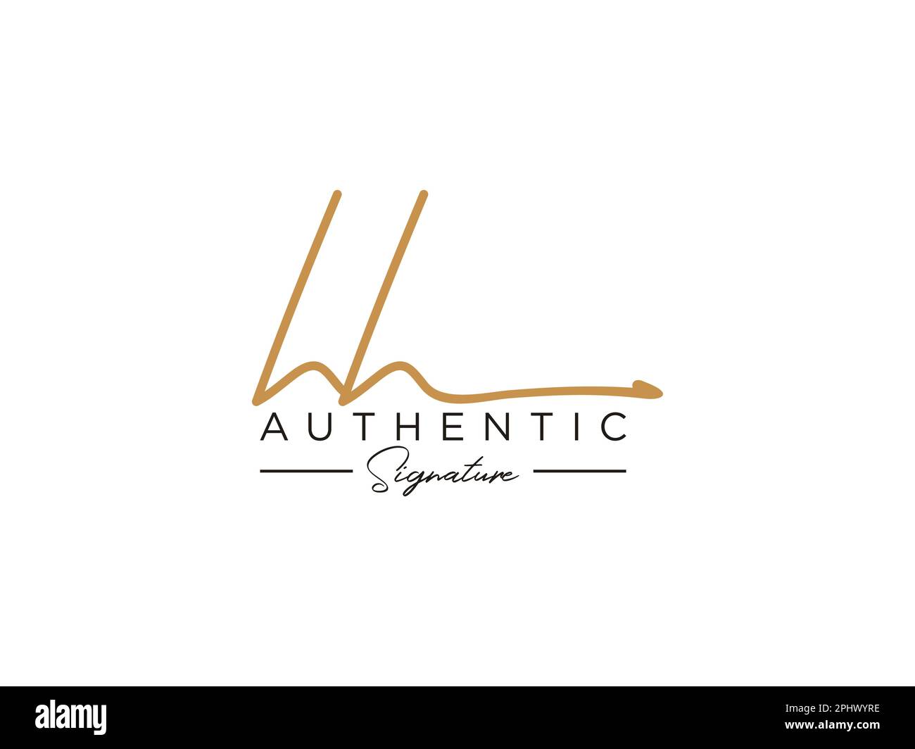 Hh signature hi-res stock photography and images - Alamy