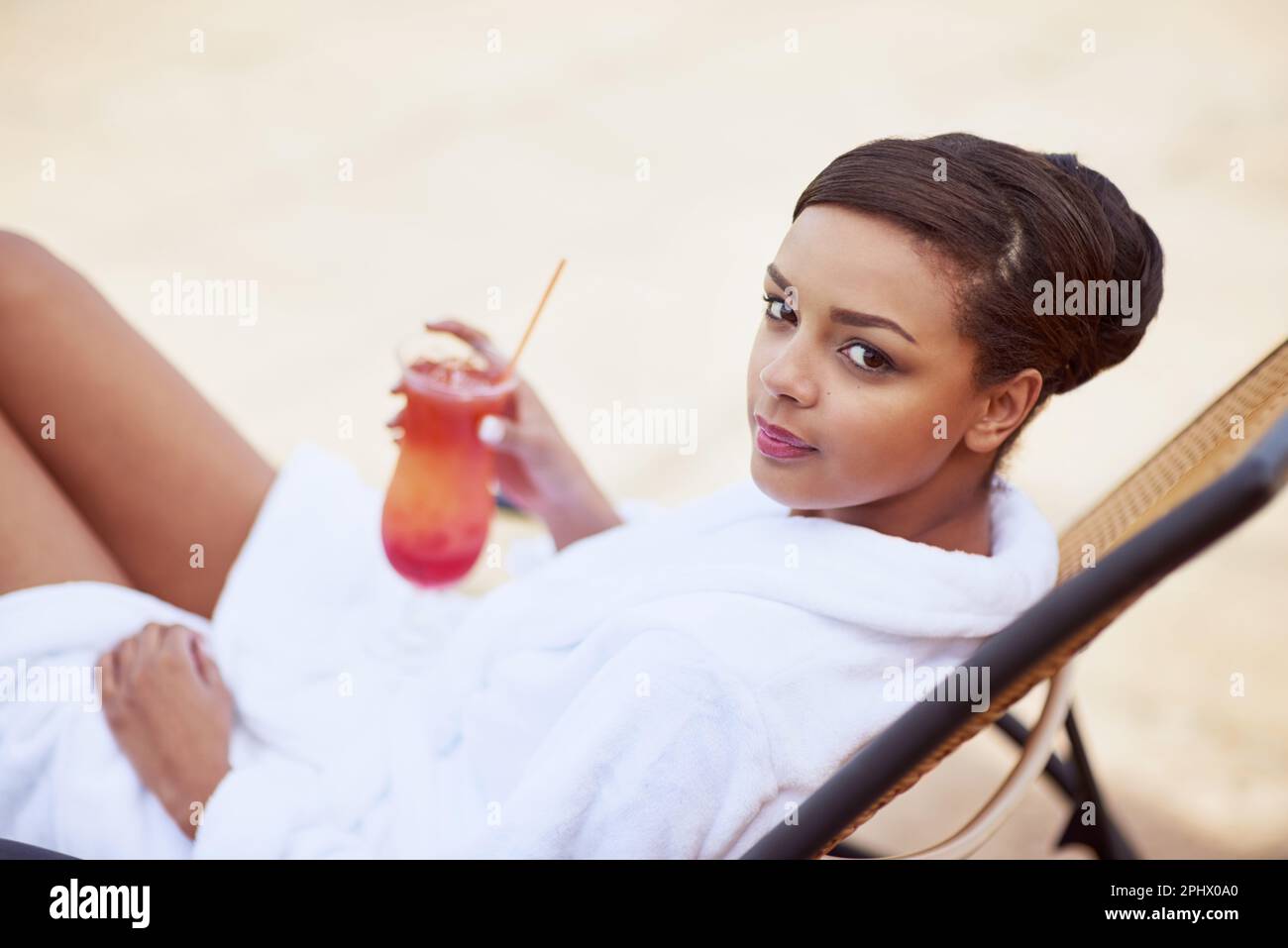 In relaxation mode until further notice. an attractive young woman ...