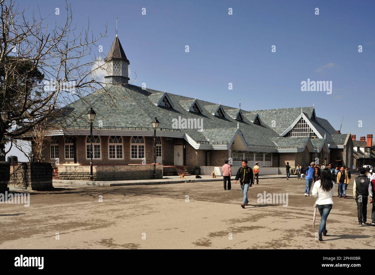 Modern design building of Gaiety Theatre at Shimla state Himachal ...