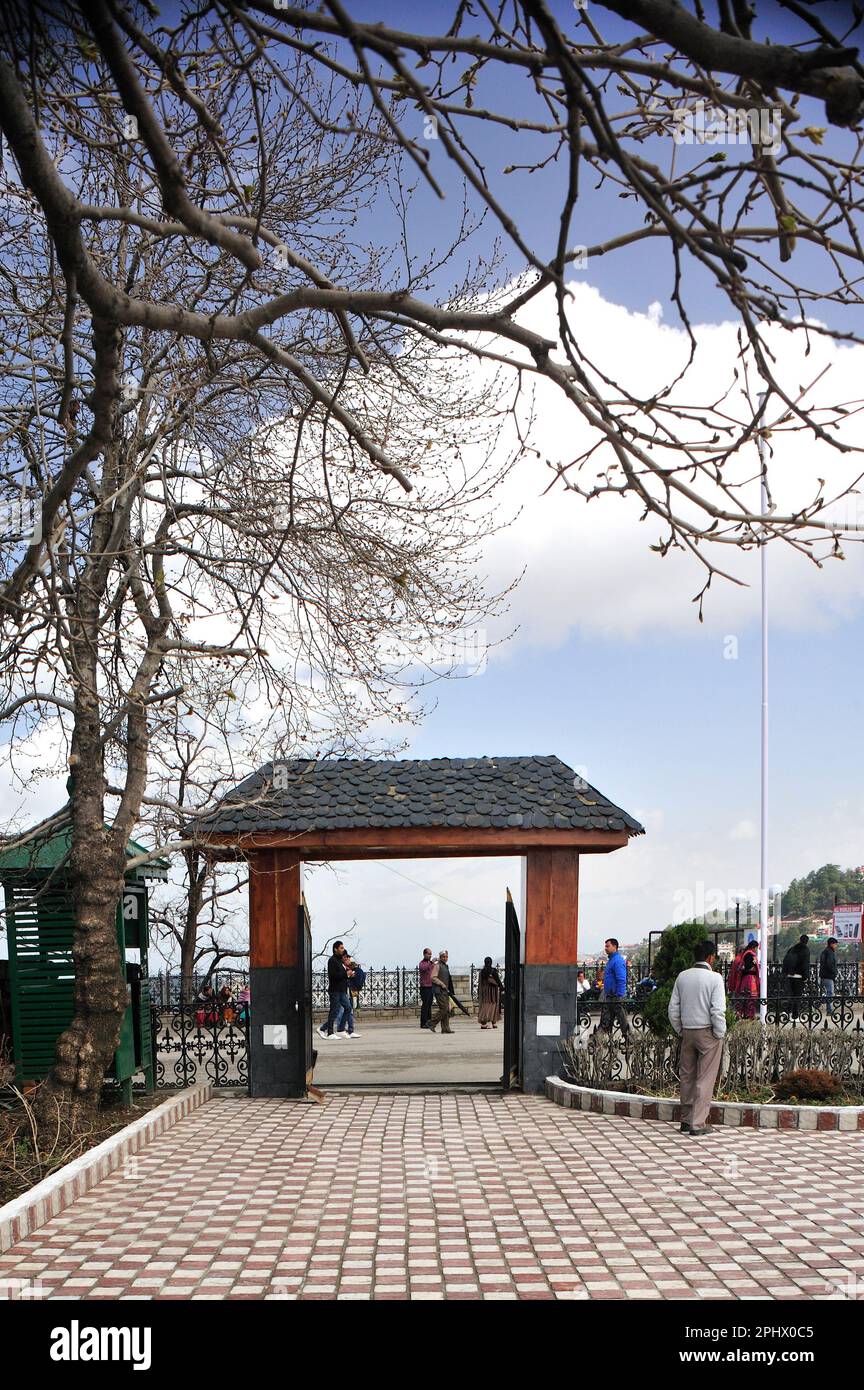Decorative Gate of Daulat Singh Park in Shimla state Himachal Pradesh ...