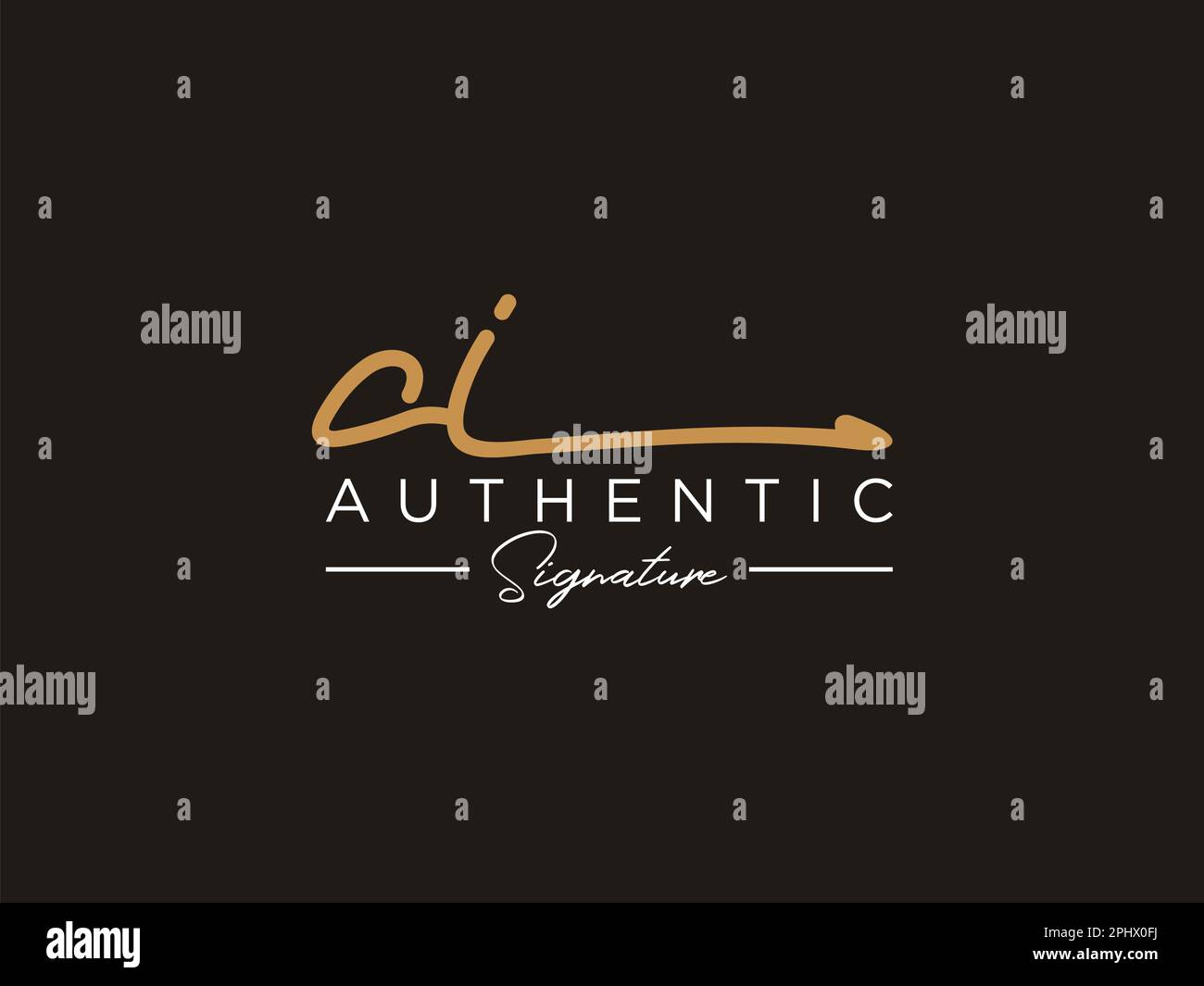 Letter ai alphabet logo hi-res stock photography and images - Alamy