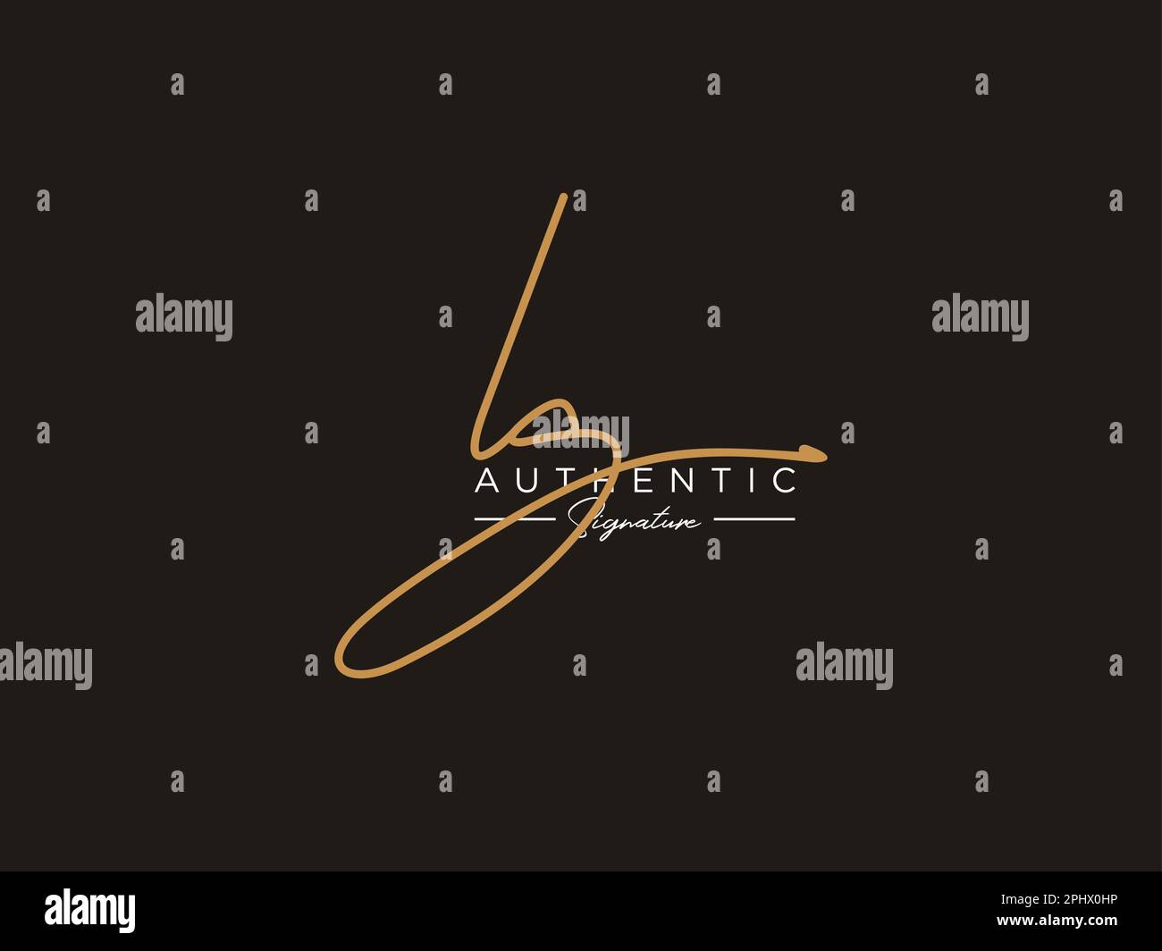 Letter LG Signature Logo Template Vector Stock Vector Image & Art - Alamy