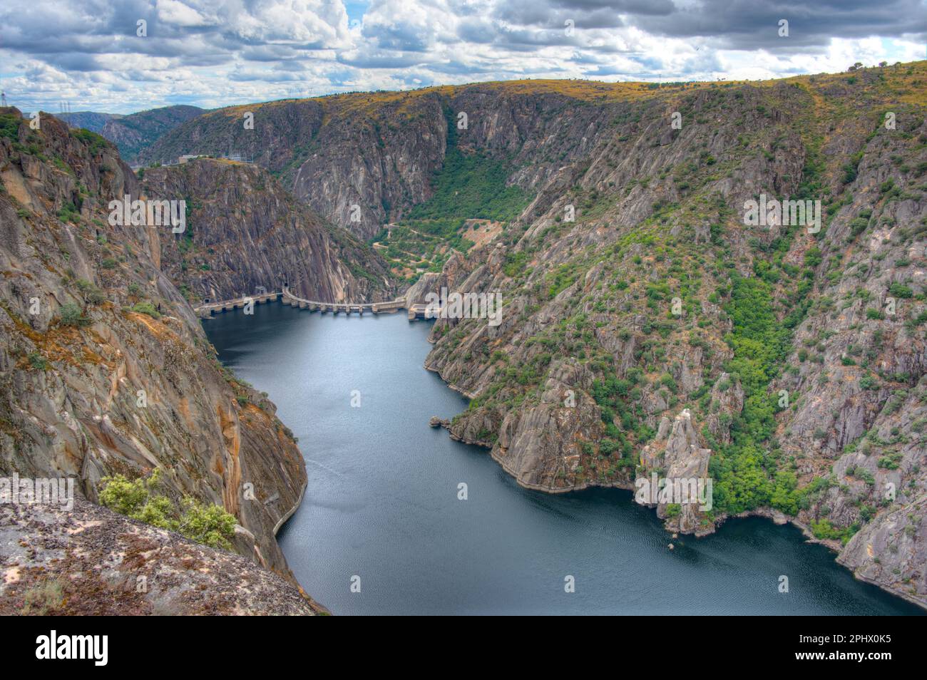 Panorama view of river Douro from Mirador del PicГіn de Felipe ...