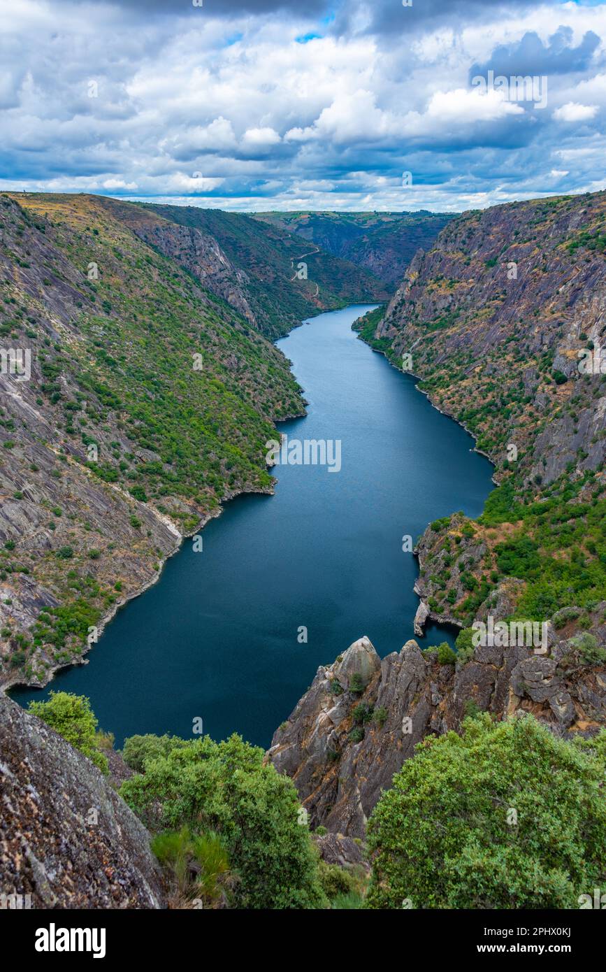 Panorama view of river Douro from Mirador del PicГіn de Felipe ...