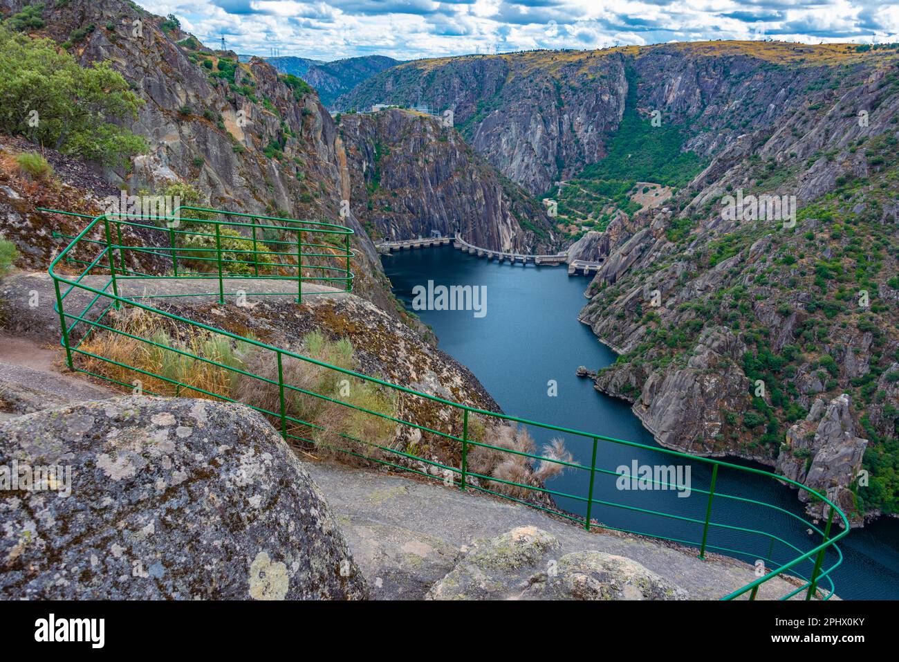 Panorama view of river Douro from Mirador del PicГіn de Felipe ...