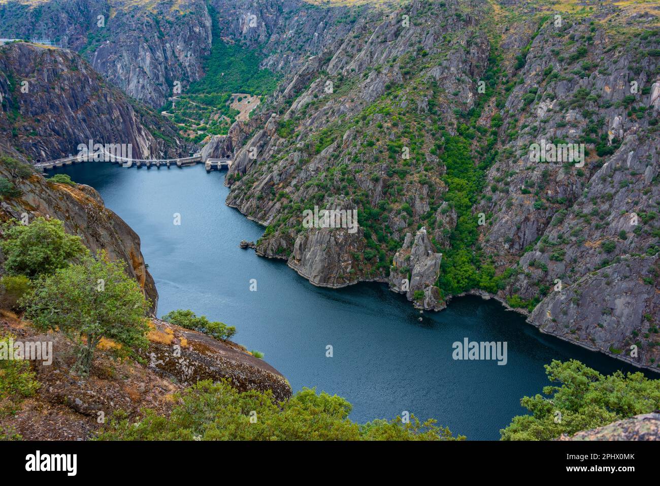 Panorama view of river Douro from Mirador del PicГіn de Felipe ...