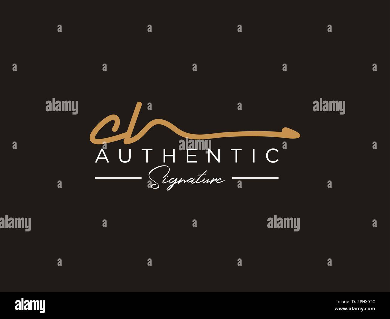 Letter CN Signature Logo Template Vector Stock Vector Image & Art - Alamy