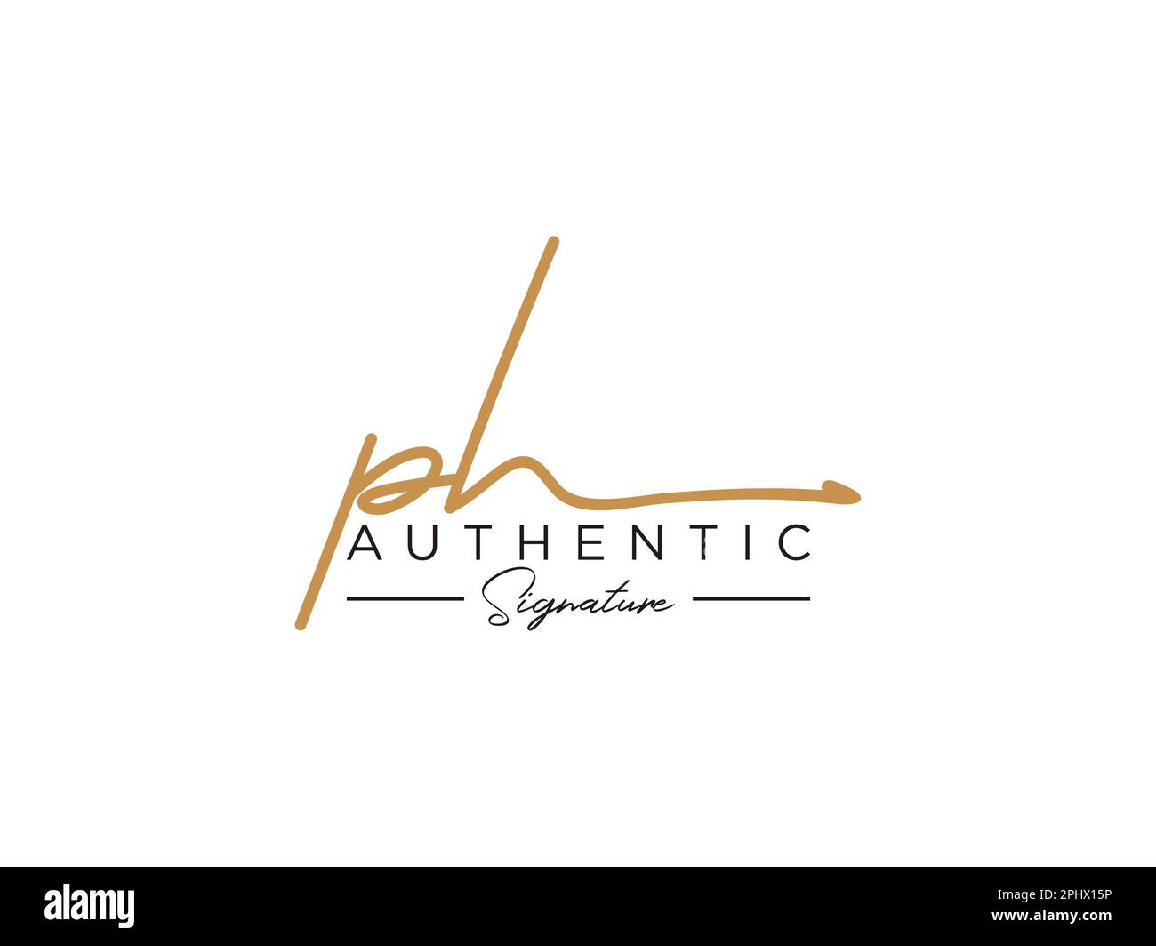 Ph letter design Cut Out Stock Images & Pictures - Alamy