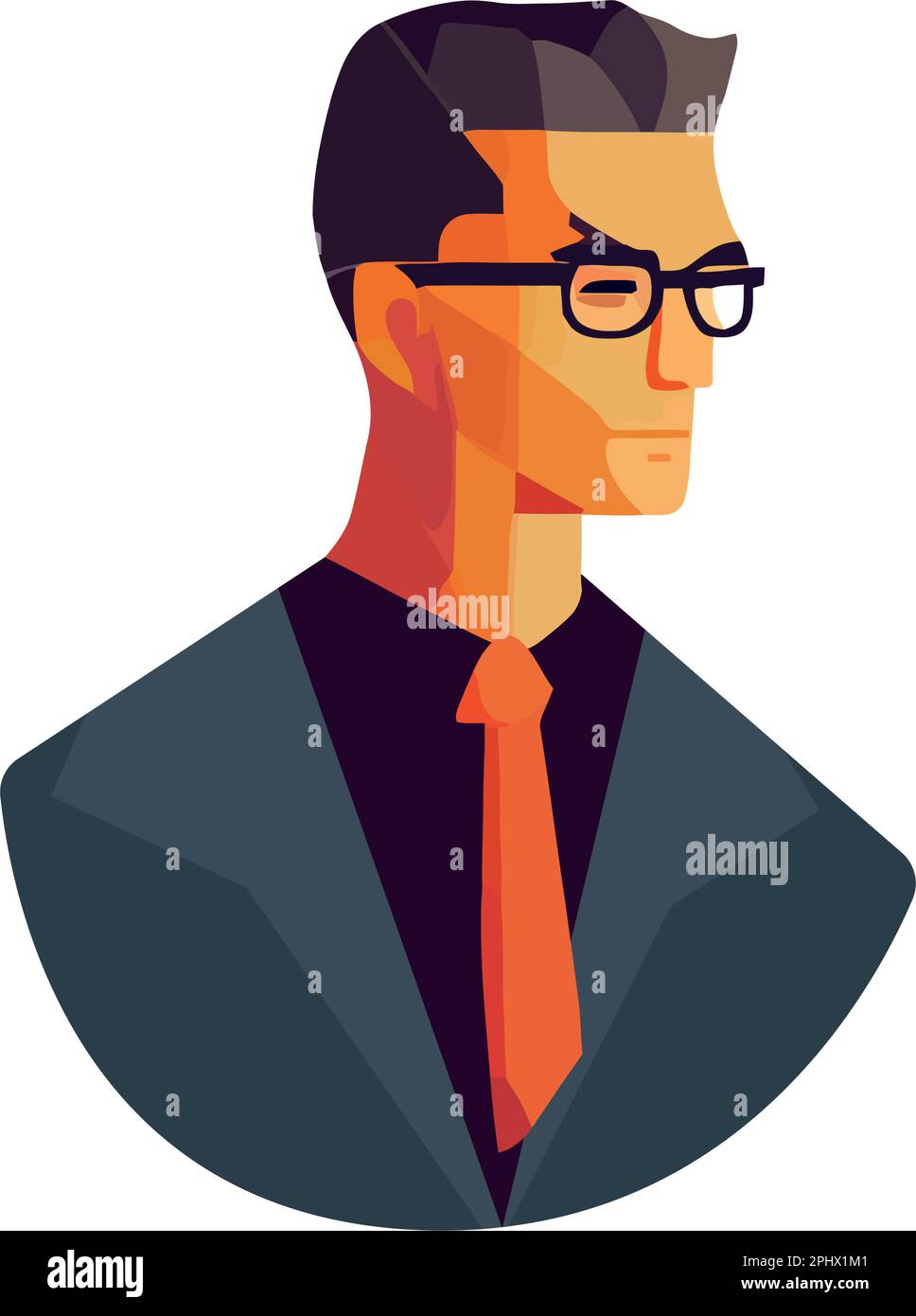 Young man teacher avatar hi-res stock photography and images - Alamy