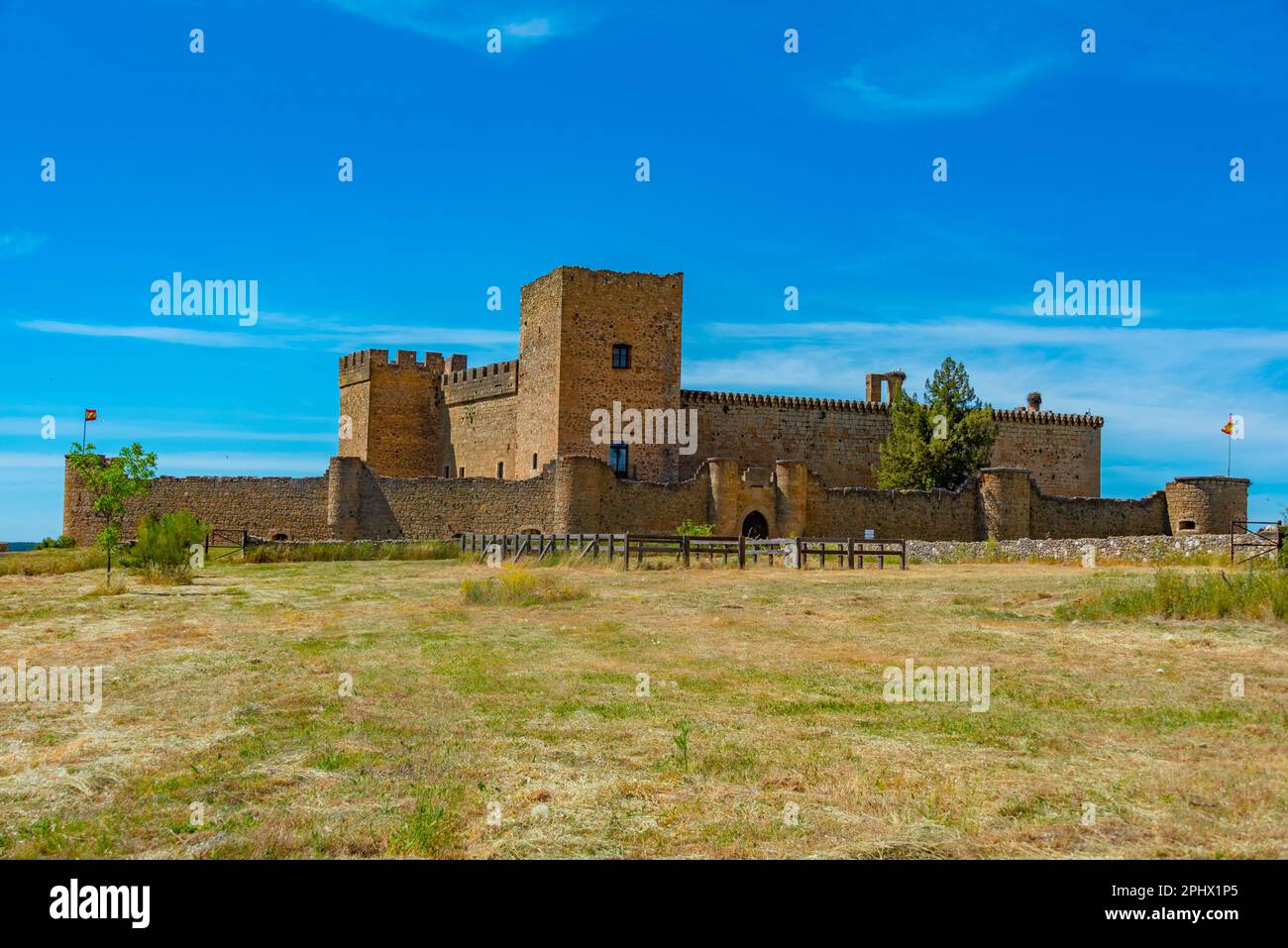 Castillo de Pedraza at Pedraza village in Spain Stock Photo - Alamy