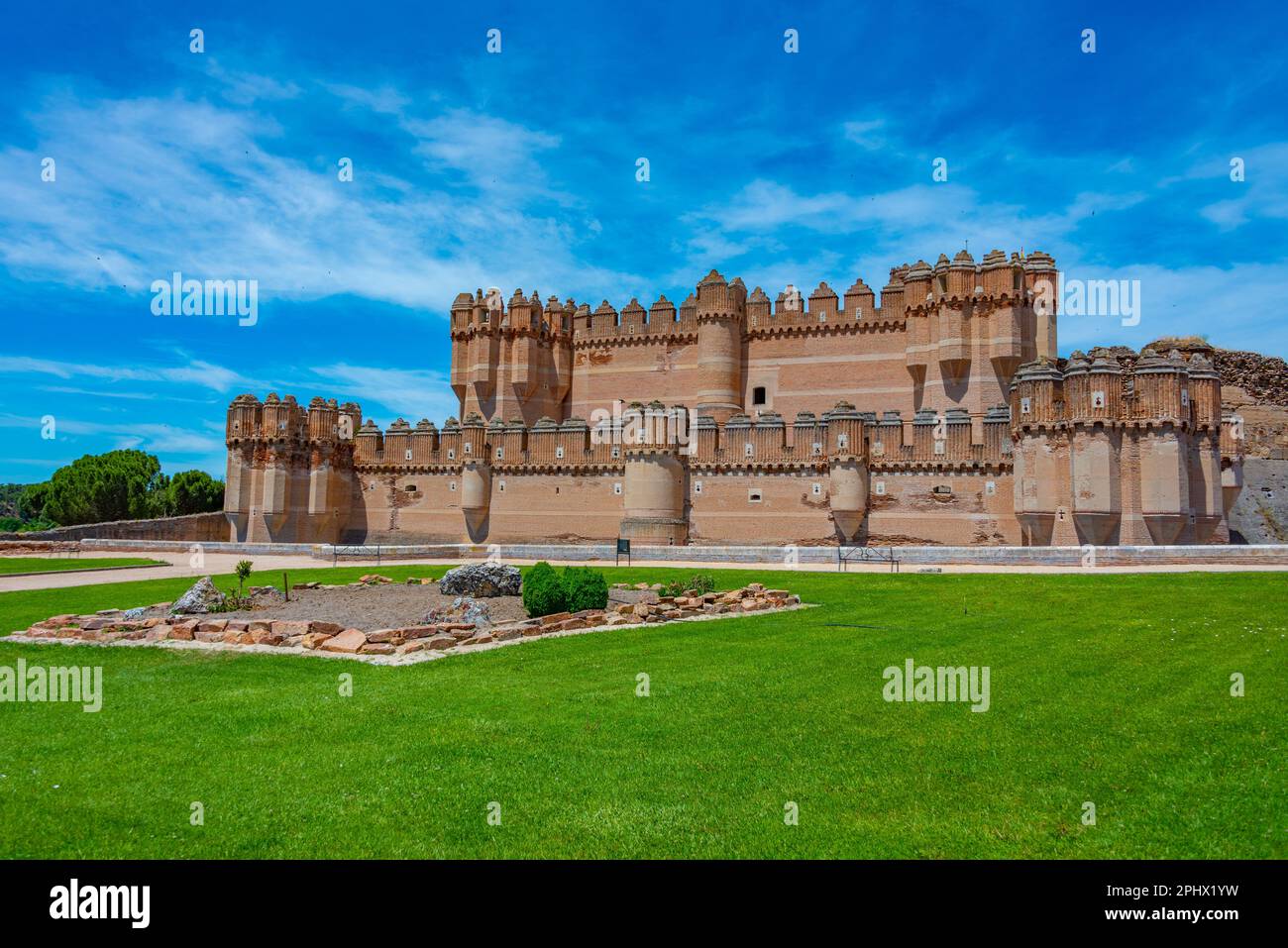 Castillo de Coca in Spain Stock Photo - Alamy