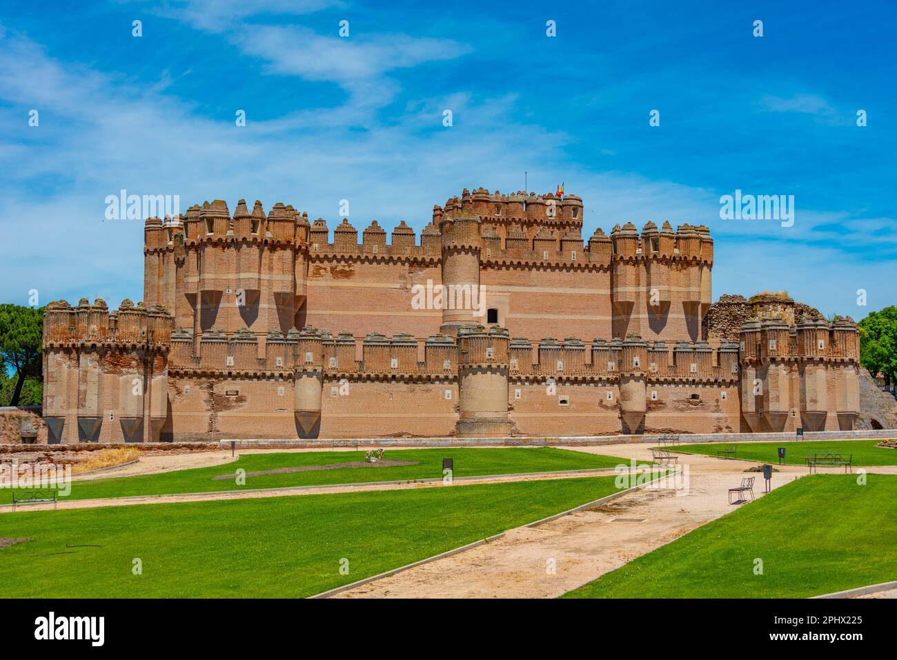 Castillo de Coca in Spain Stock Photo - Alamy