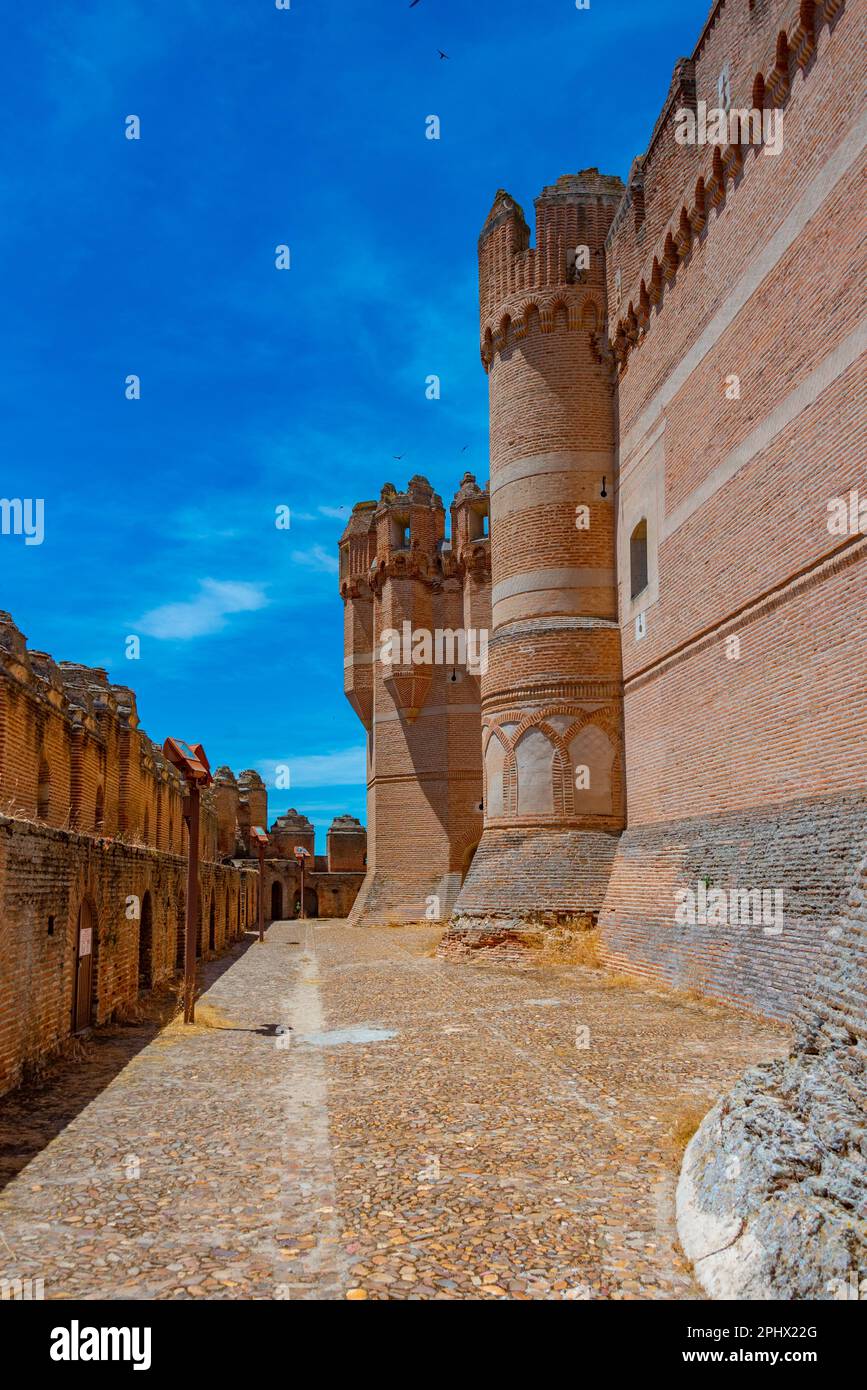 Castillo de Coca in Spain Stock Photo - Alamy