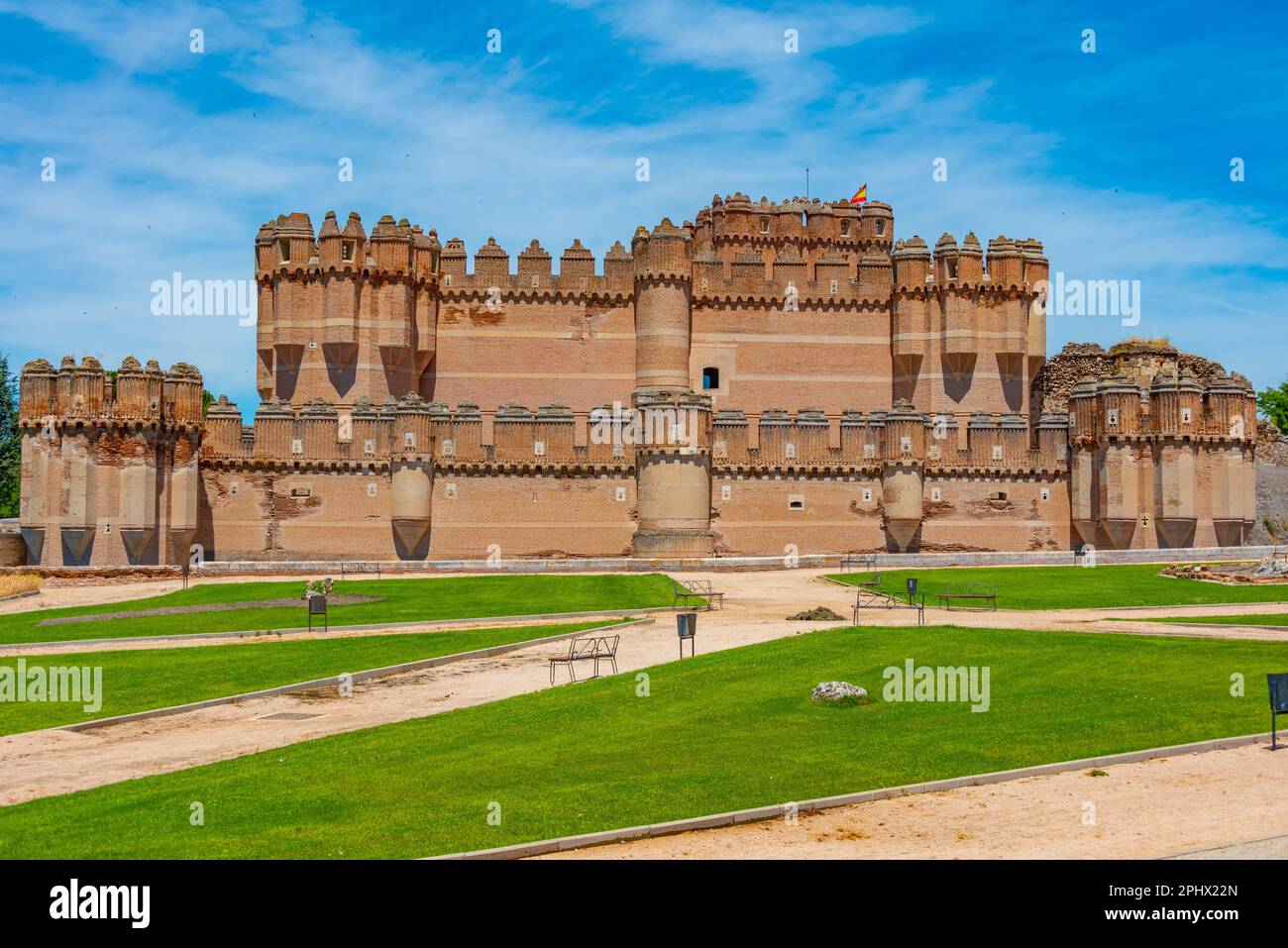 Castillo de Coca in Spain Stock Photo - Alamy