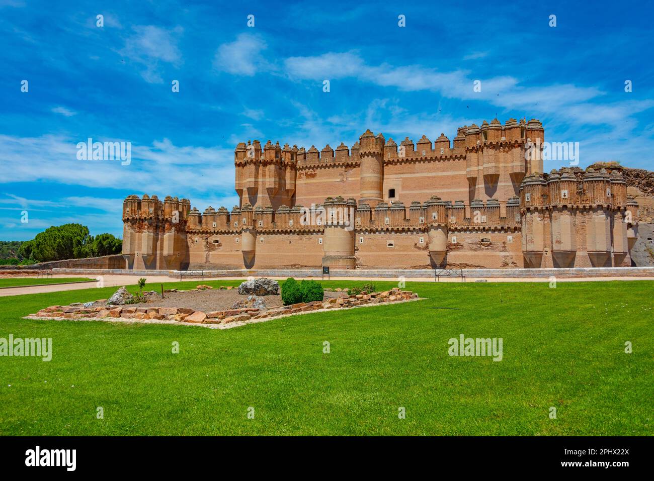 Castillo de Coca in Spain Stock Photo - Alamy