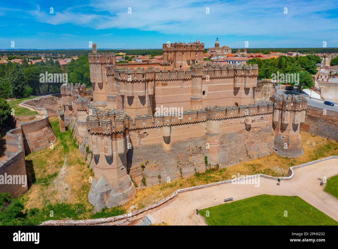 Castillo de Coca in Spain Stock Photo - Alamy
