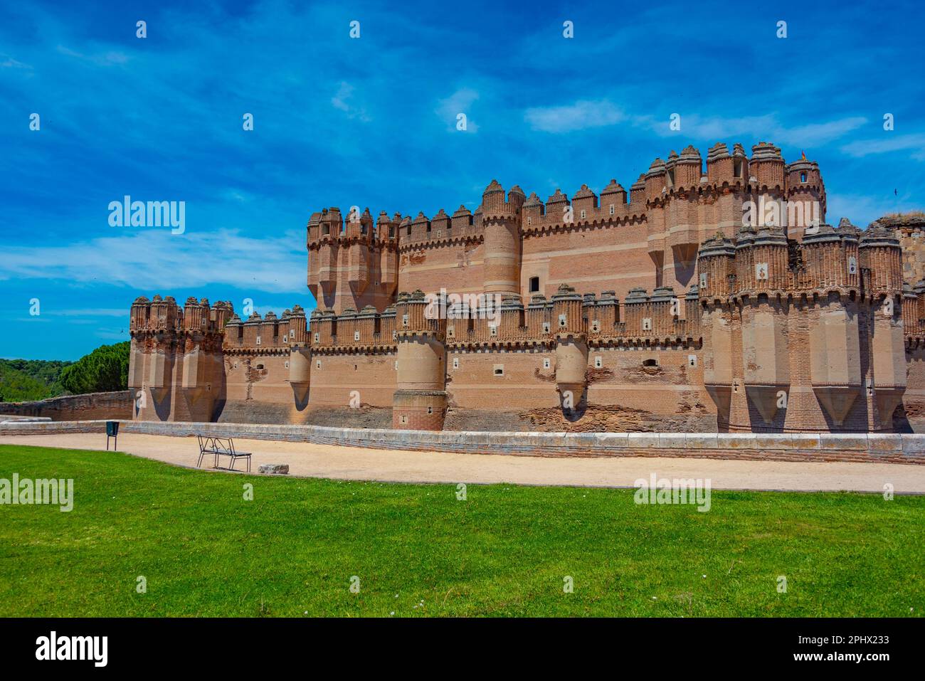 Castillo de Coca in Spain Stock Photo - Alamy