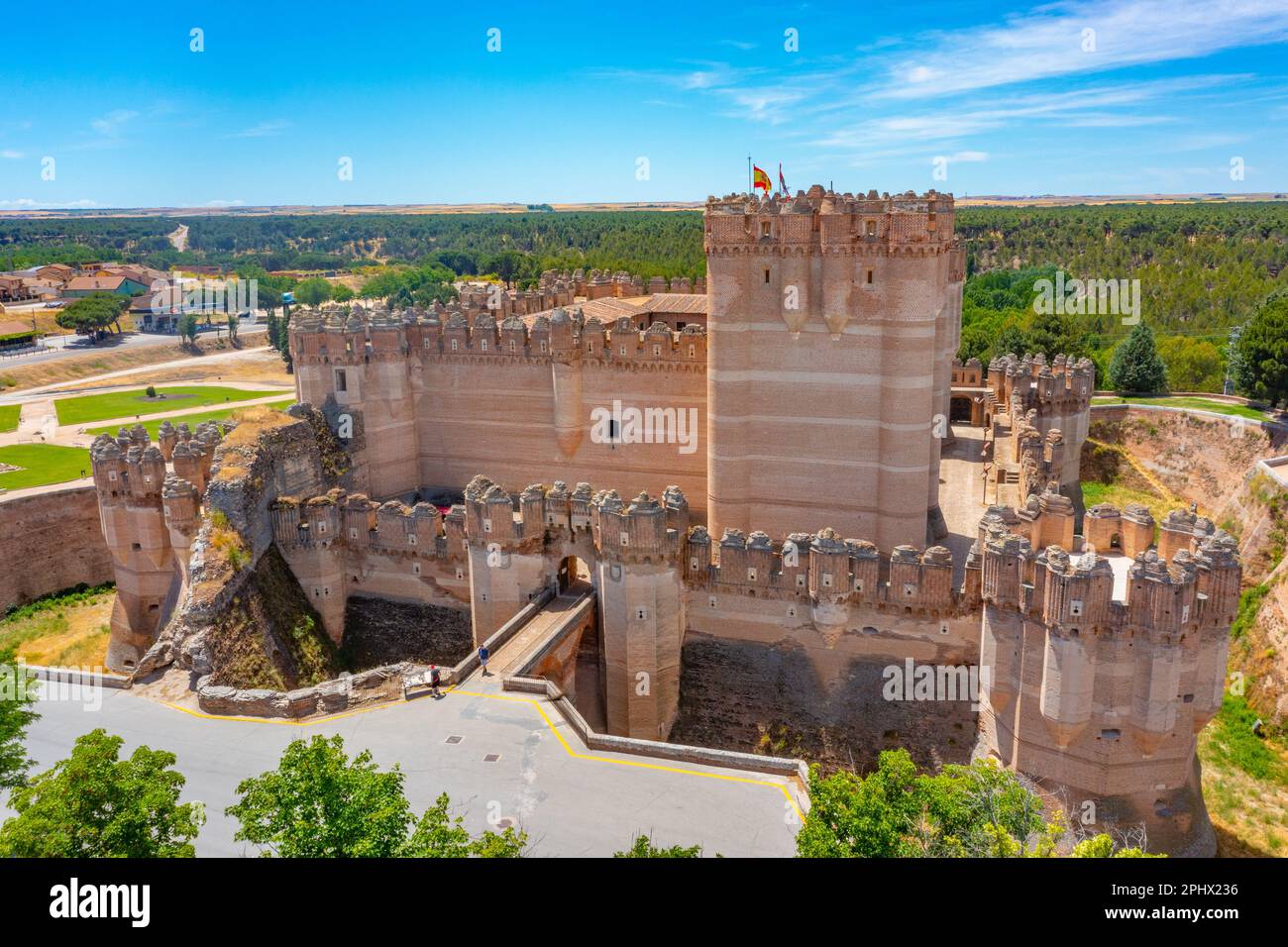 Castillo de Coca in Spain Stock Photo - Alamy