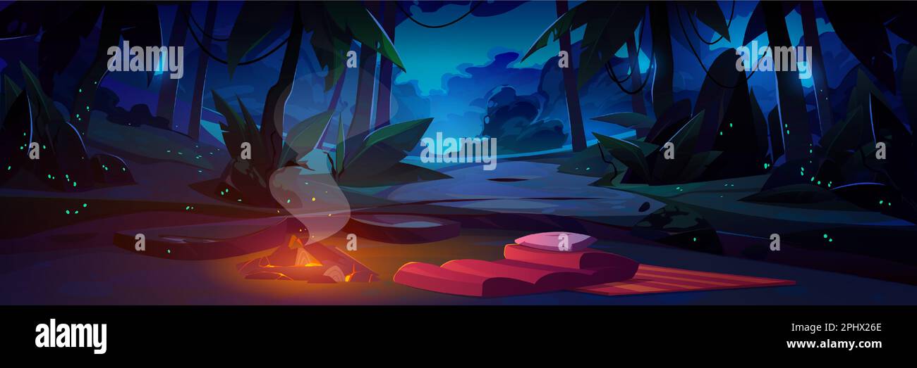 Cartoon night hi-res stock photography and images - Alamy