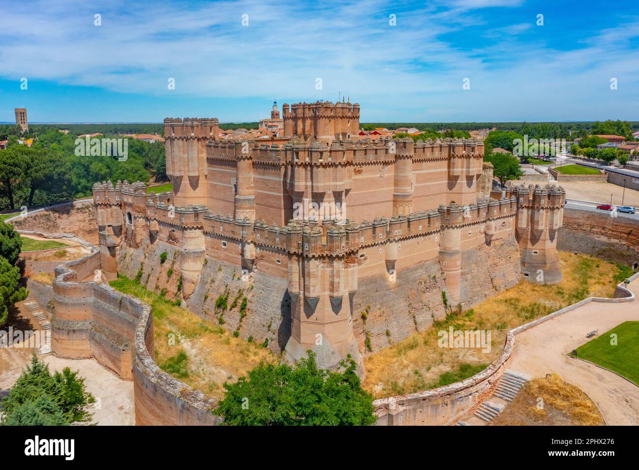 Castillo de Coca in Spain Stock Photo - Alamy