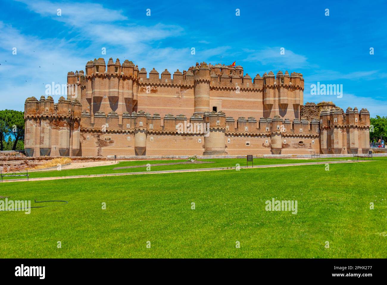 Castillo de Coca in Spain Stock Photo - Alamy