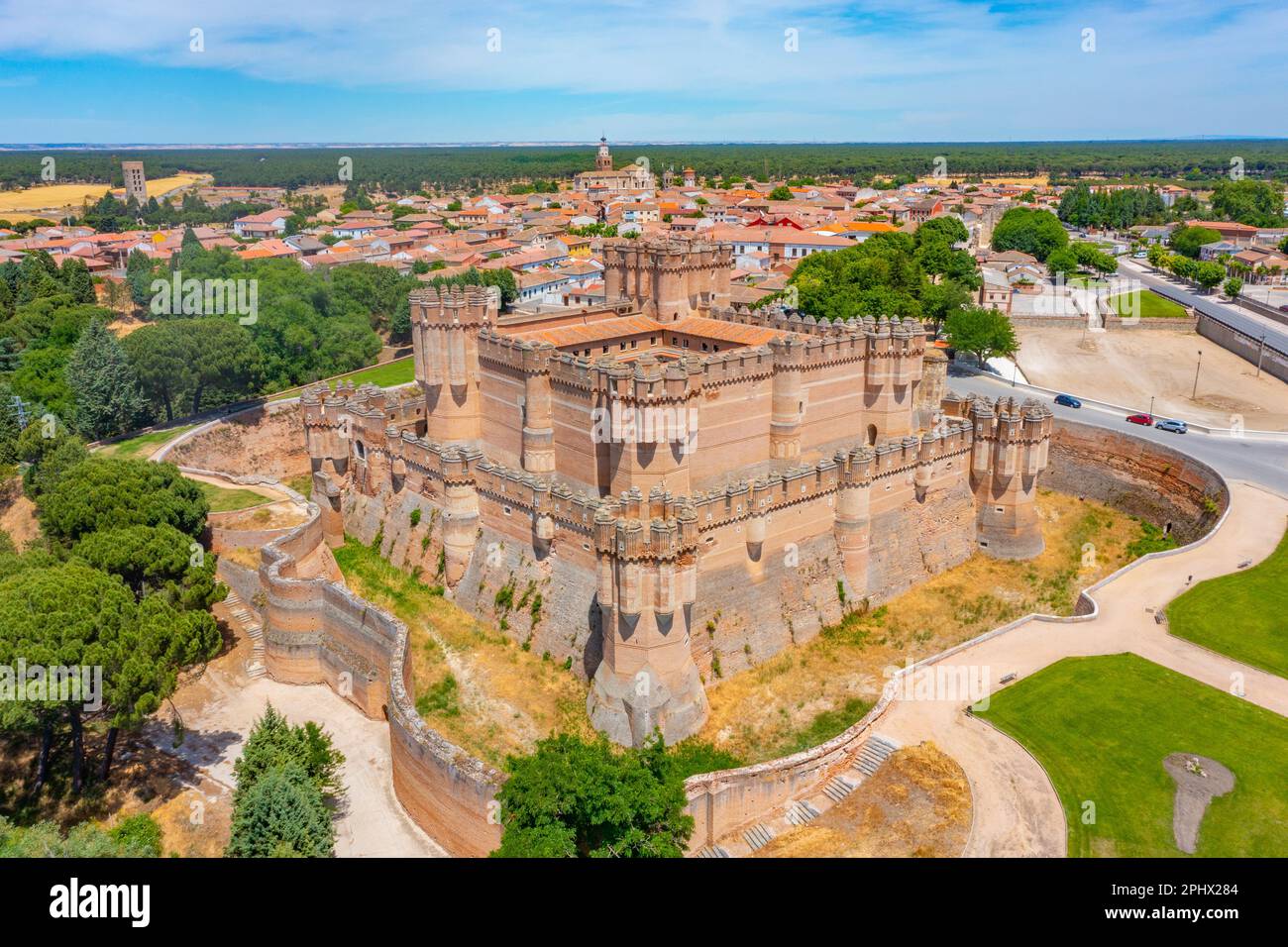 Castillo de Coca in Spain Stock Photo - Alamy