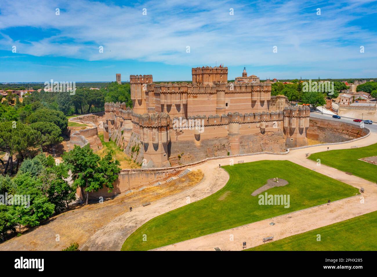 Castillo de Coca in Spain Stock Photo - Alamy
