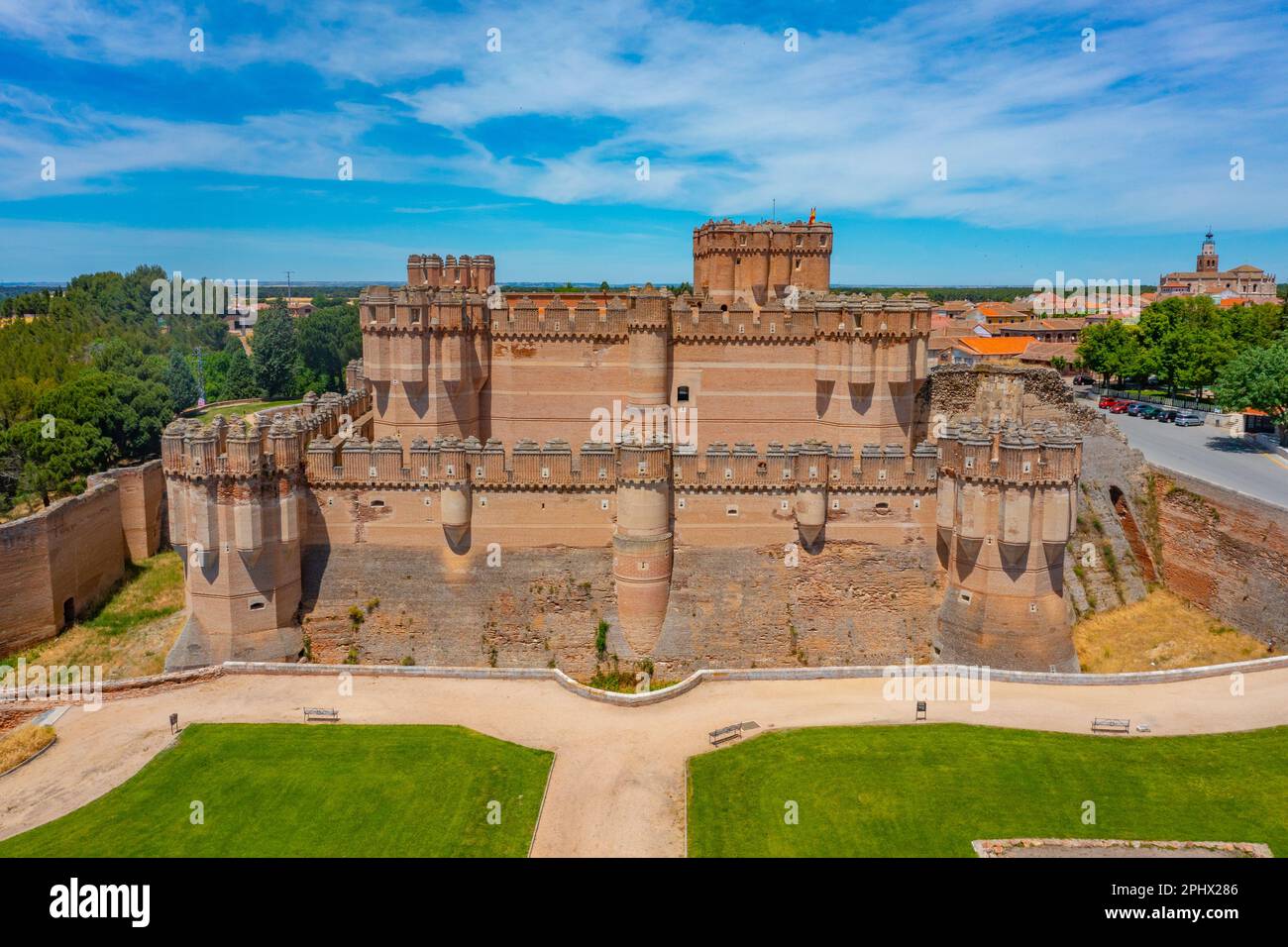 Castillo de Coca in Spain Stock Photo - Alamy