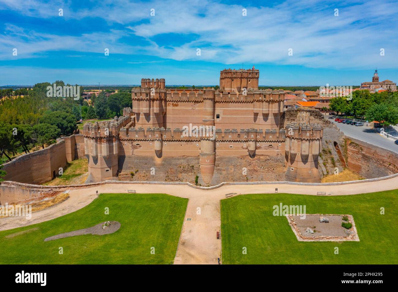 Castillo de Coca in Spain Stock Photo - Alamy