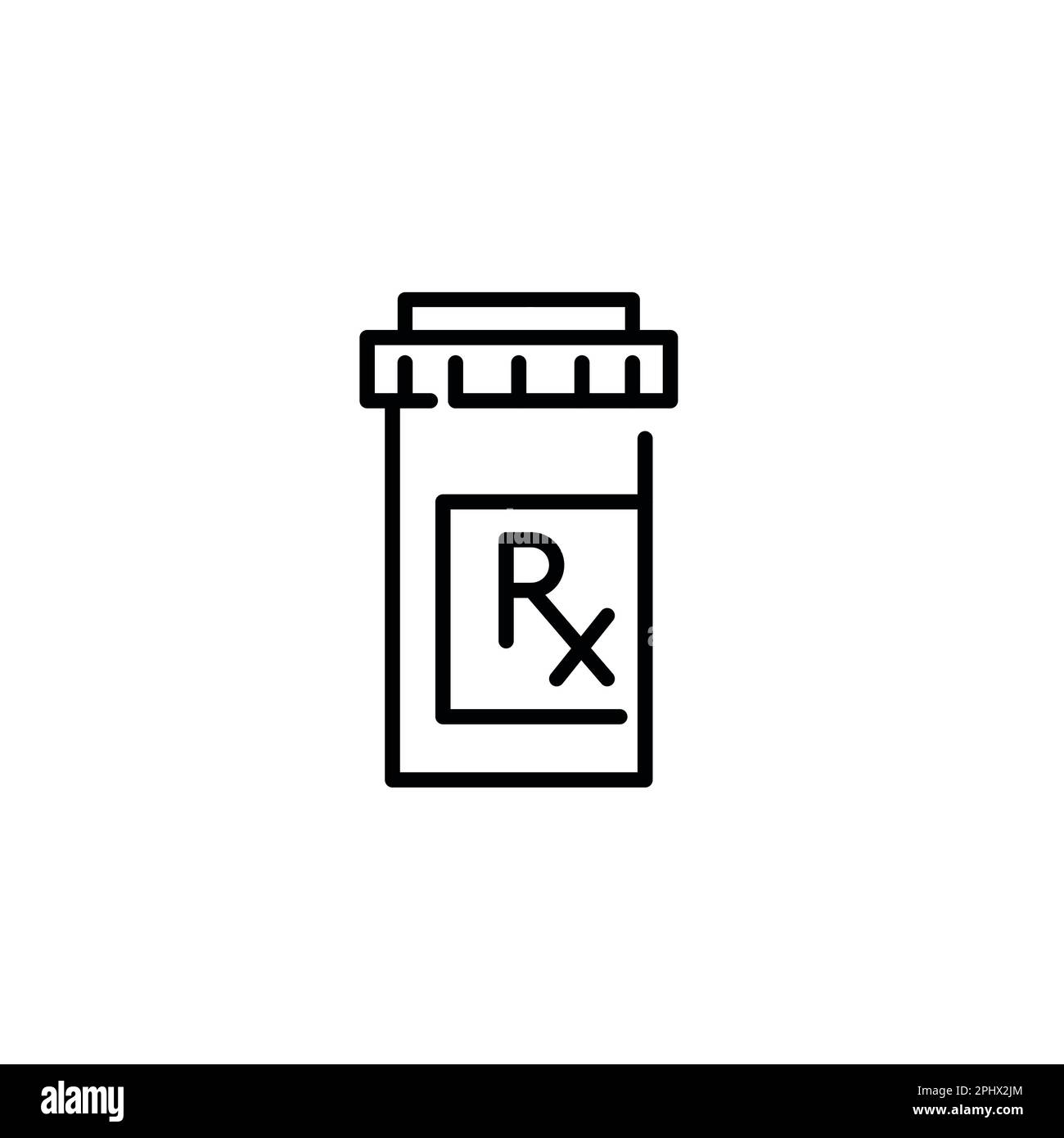 Labeled bottle for prescription medication. Pixel perfect, editable ...