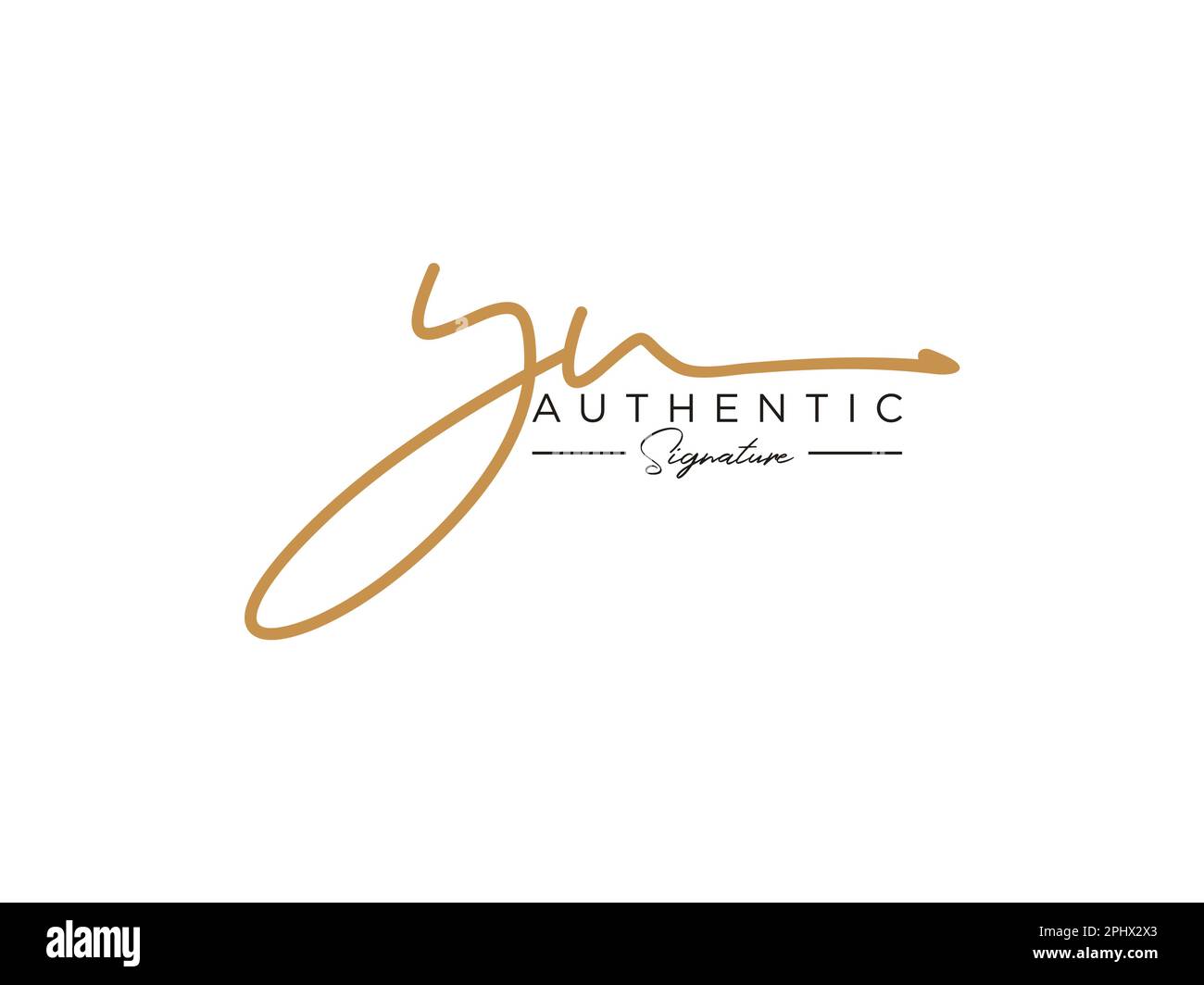 Letter YU Signature Logo Template Vector Stock Vector Image & Art - Alamy