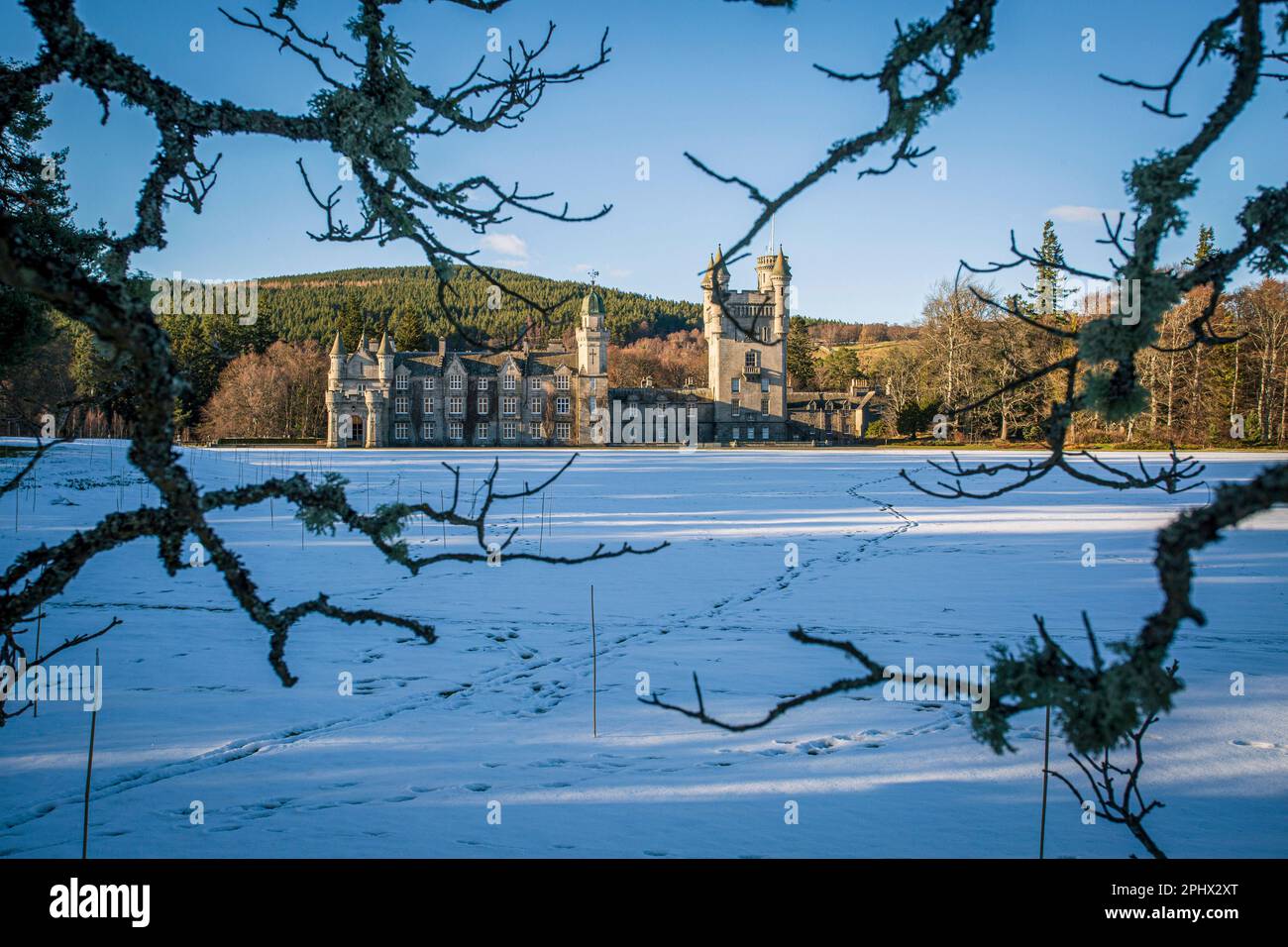 Balmoral Castle in Royal Deeside, Aberdeenshire, Scotland Stock Photo ...